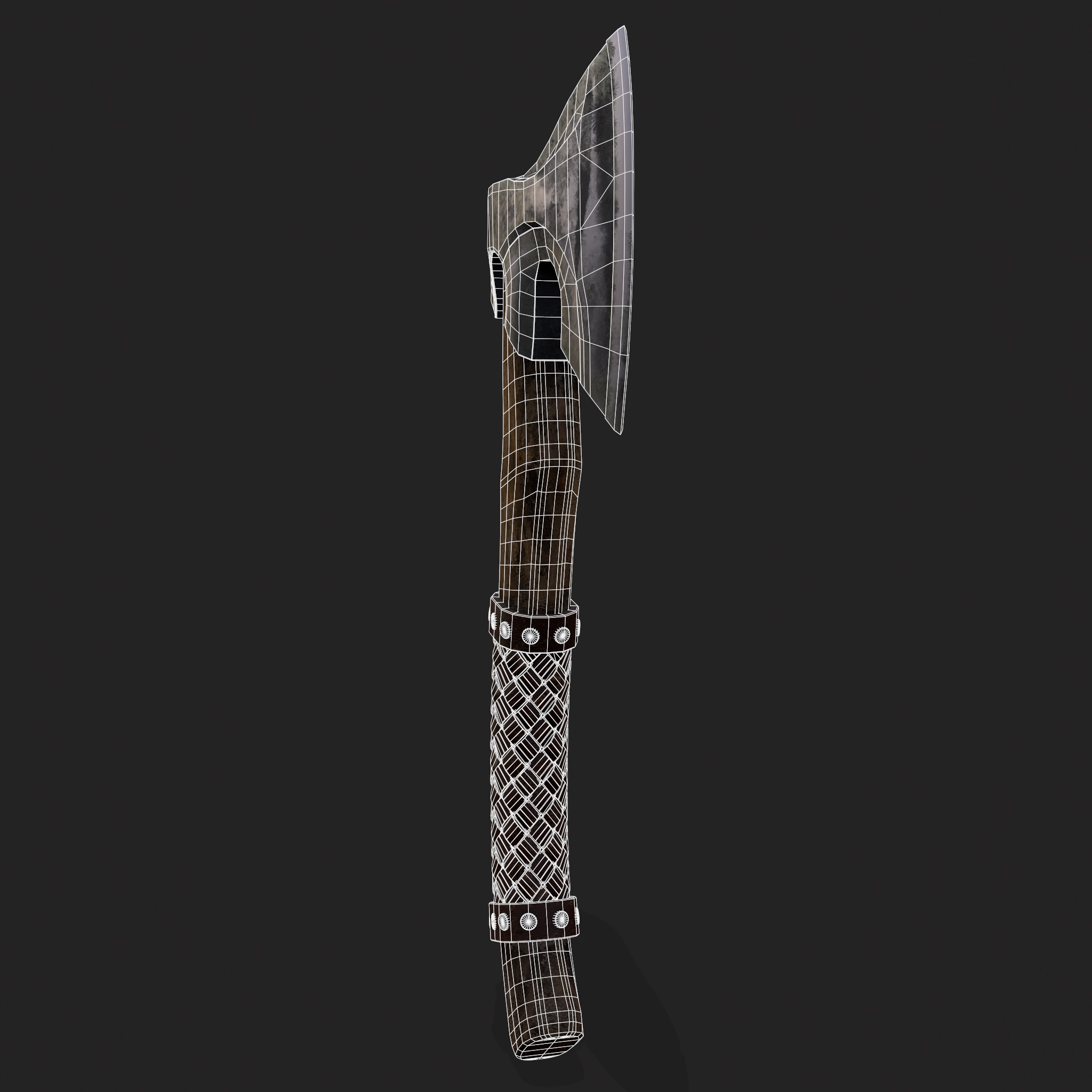 Valknut Viking Ax - 3D Model by Get Dead Entertainment