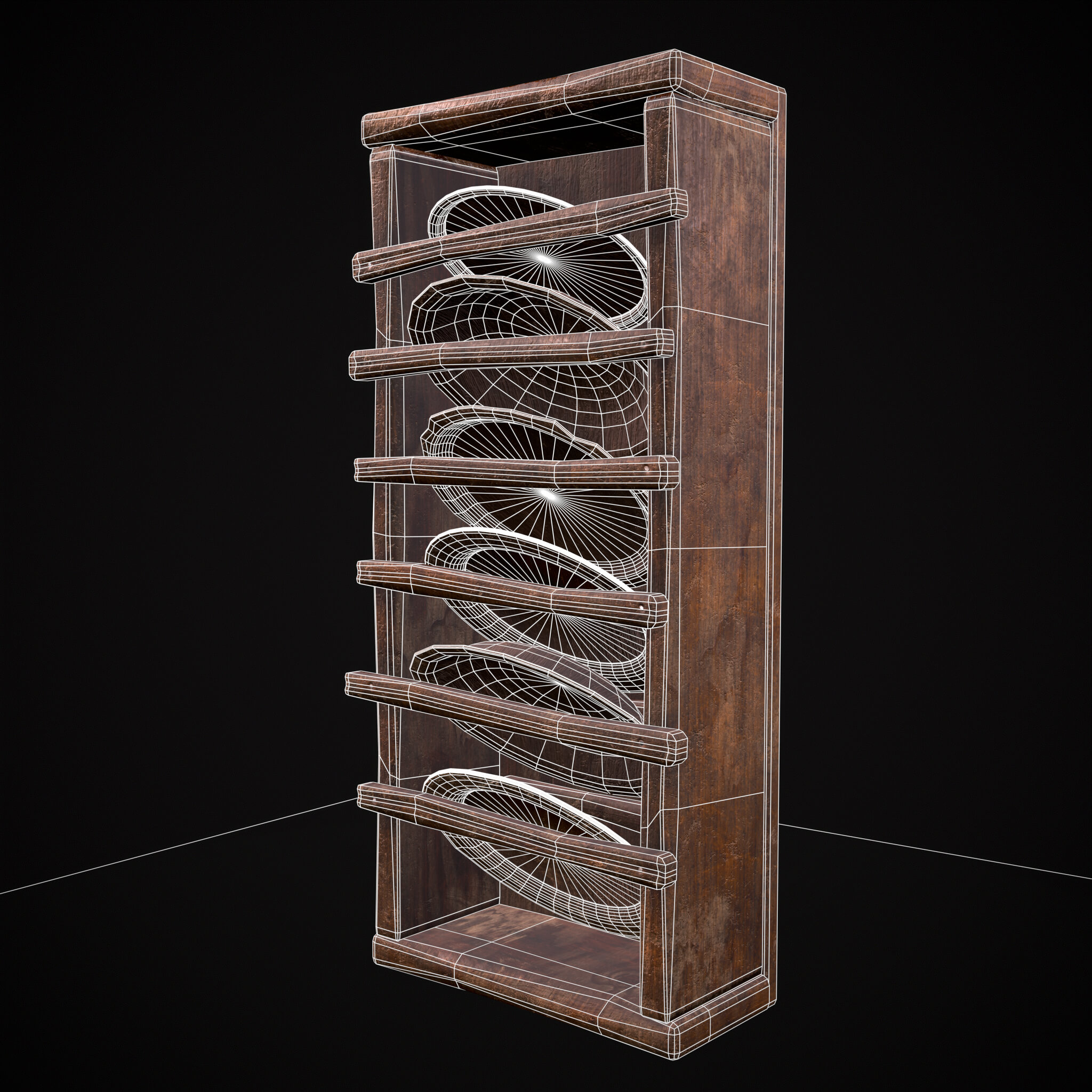 Vertical Dish Holder - 3D Model by Get Dead Entertainment