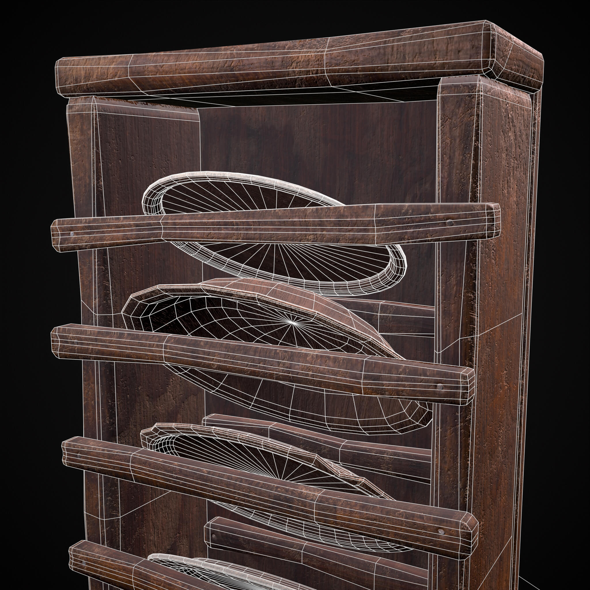 Vertical Dish Holder - 3D Model by Get Dead Entertainment