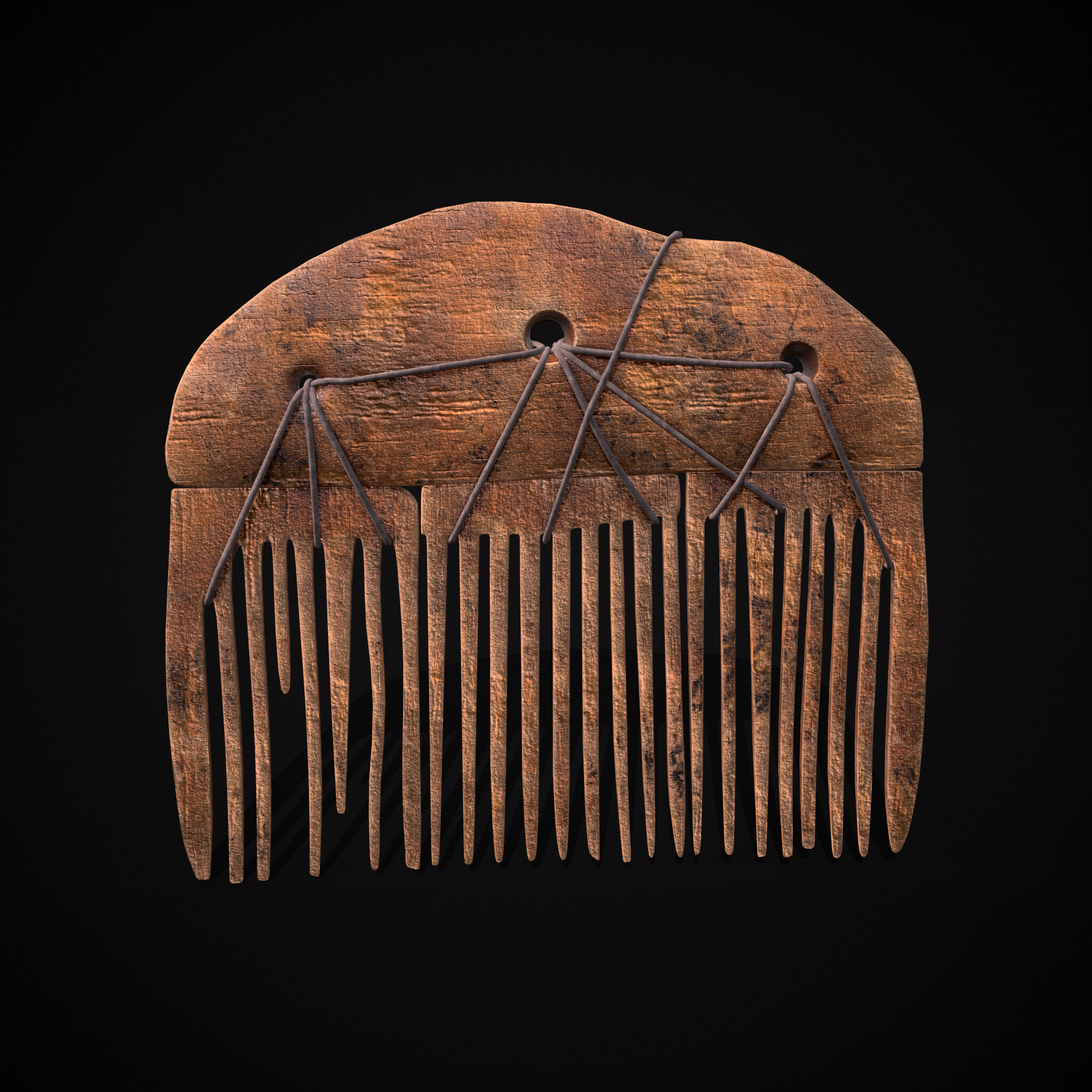 Viking Beard Comb - 3D Model by Get Dead Entertainment
