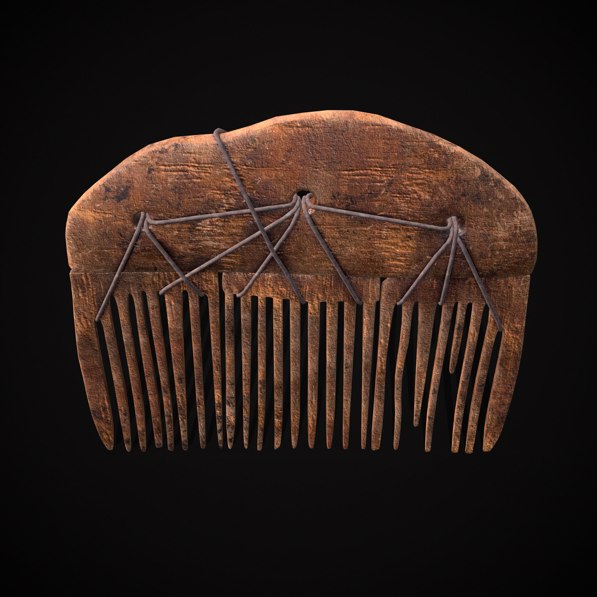 Viking Beard Comb - 3D Model by Get Dead Entertainment