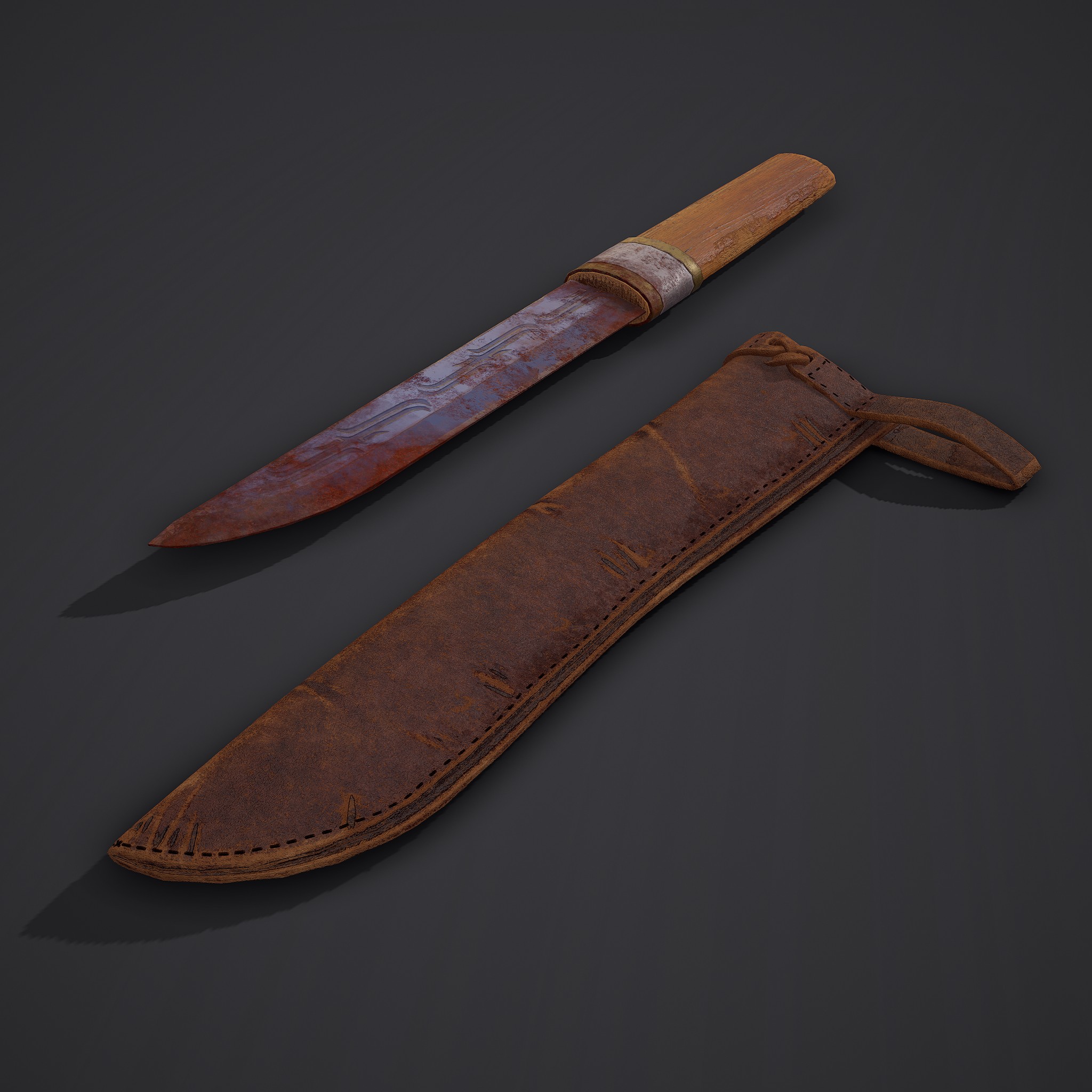 Viking Burial Dagger - 3D Model by Get Dead Entertainment