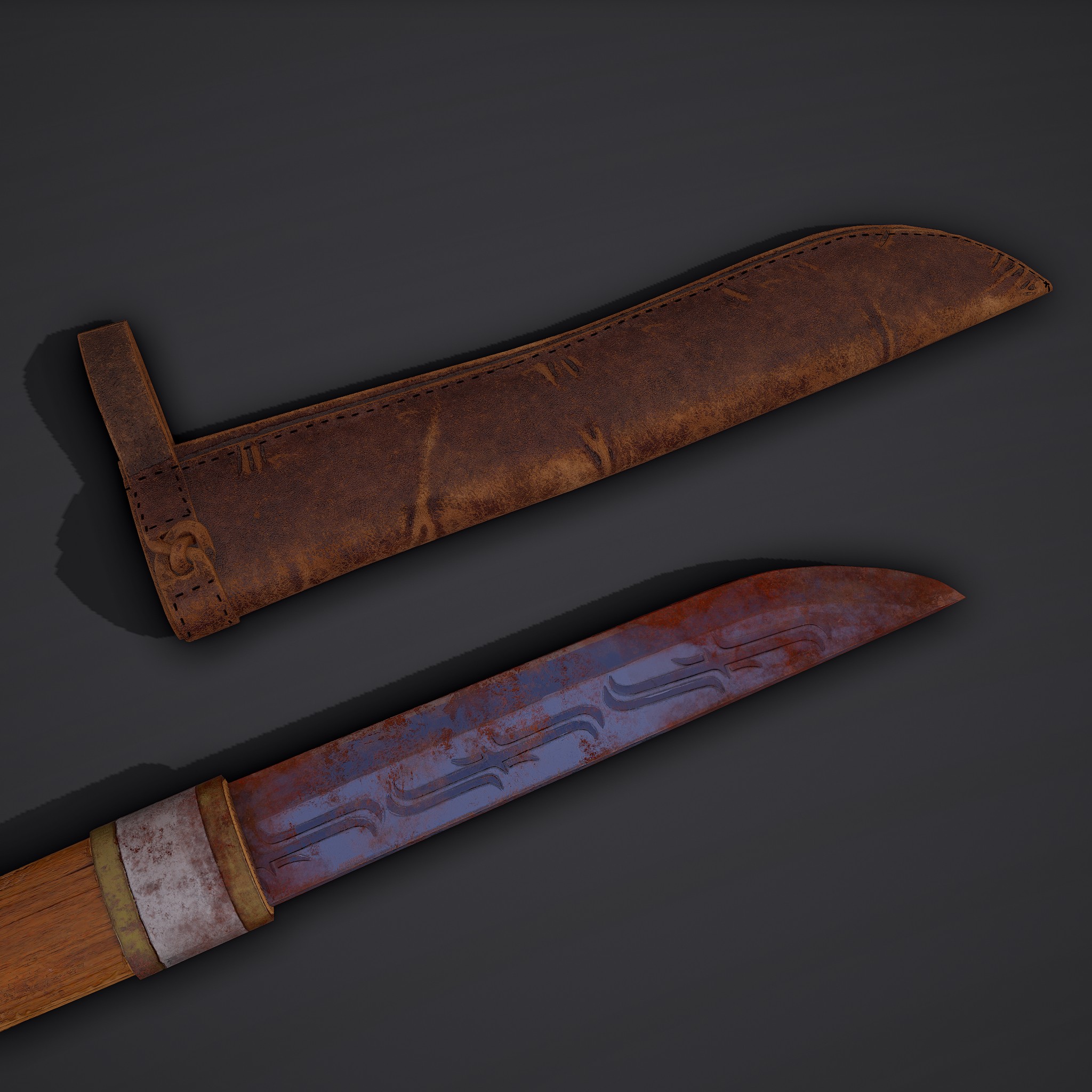 Viking Burial Dagger - 3D Model by Get Dead Entertainment