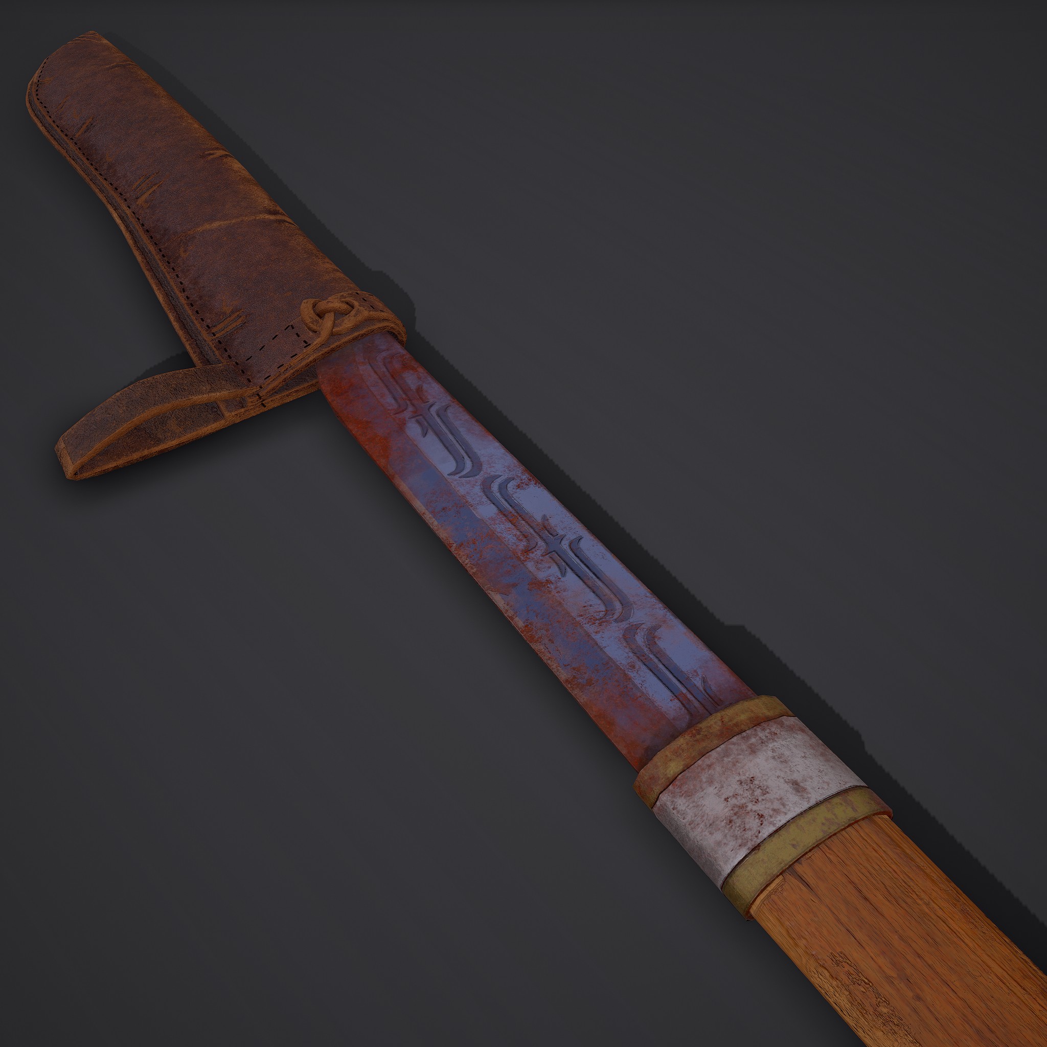 Viking Burial Dagger - 3D Model by Get Dead Entertainment