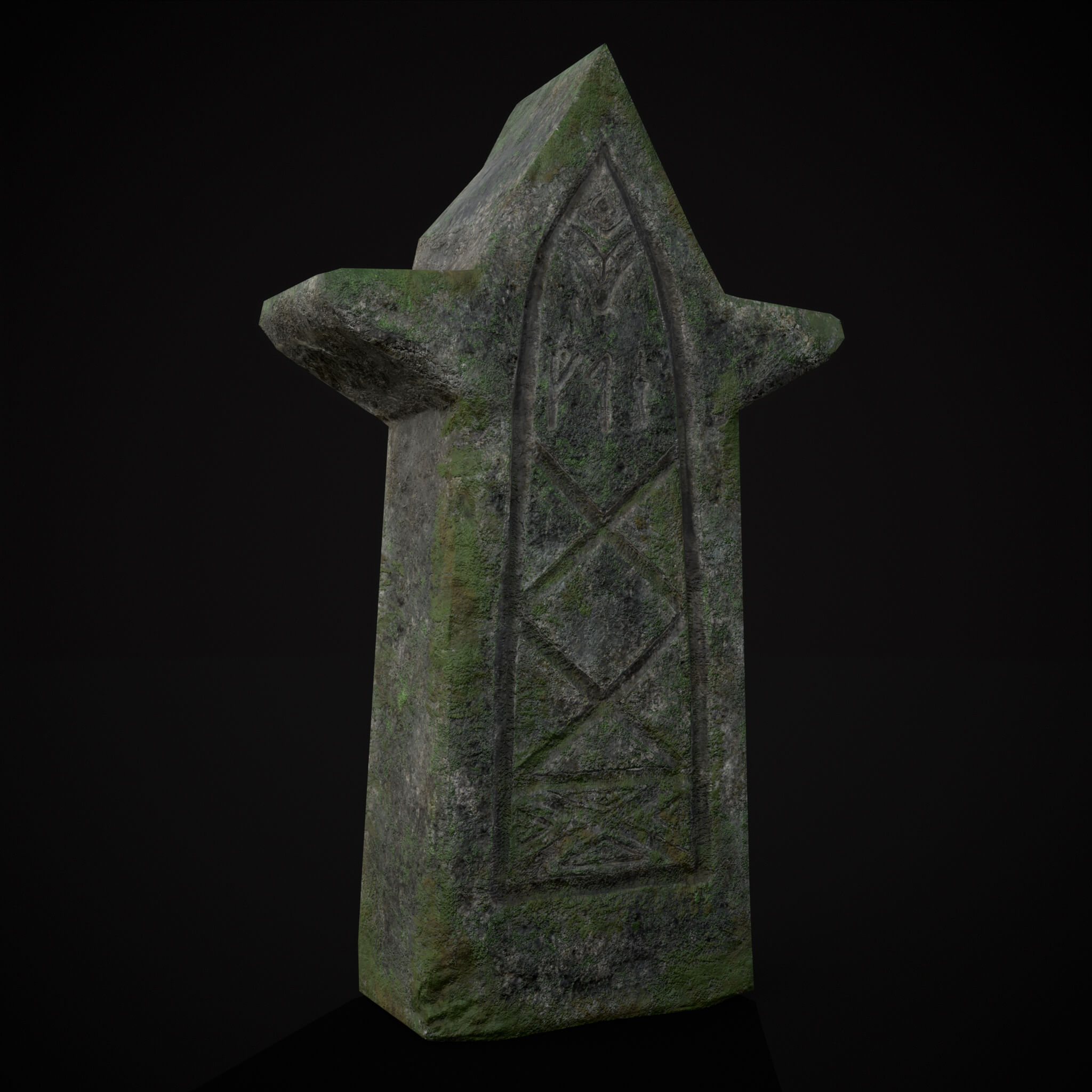 Viking Carved Gravestone - 3D Model by Get Dead Entertainment