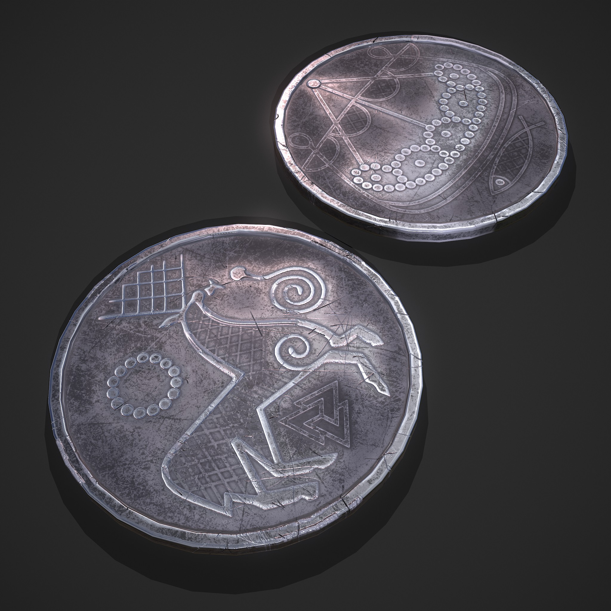 Viking Coin - 3D Model by Get Dead Entertainment