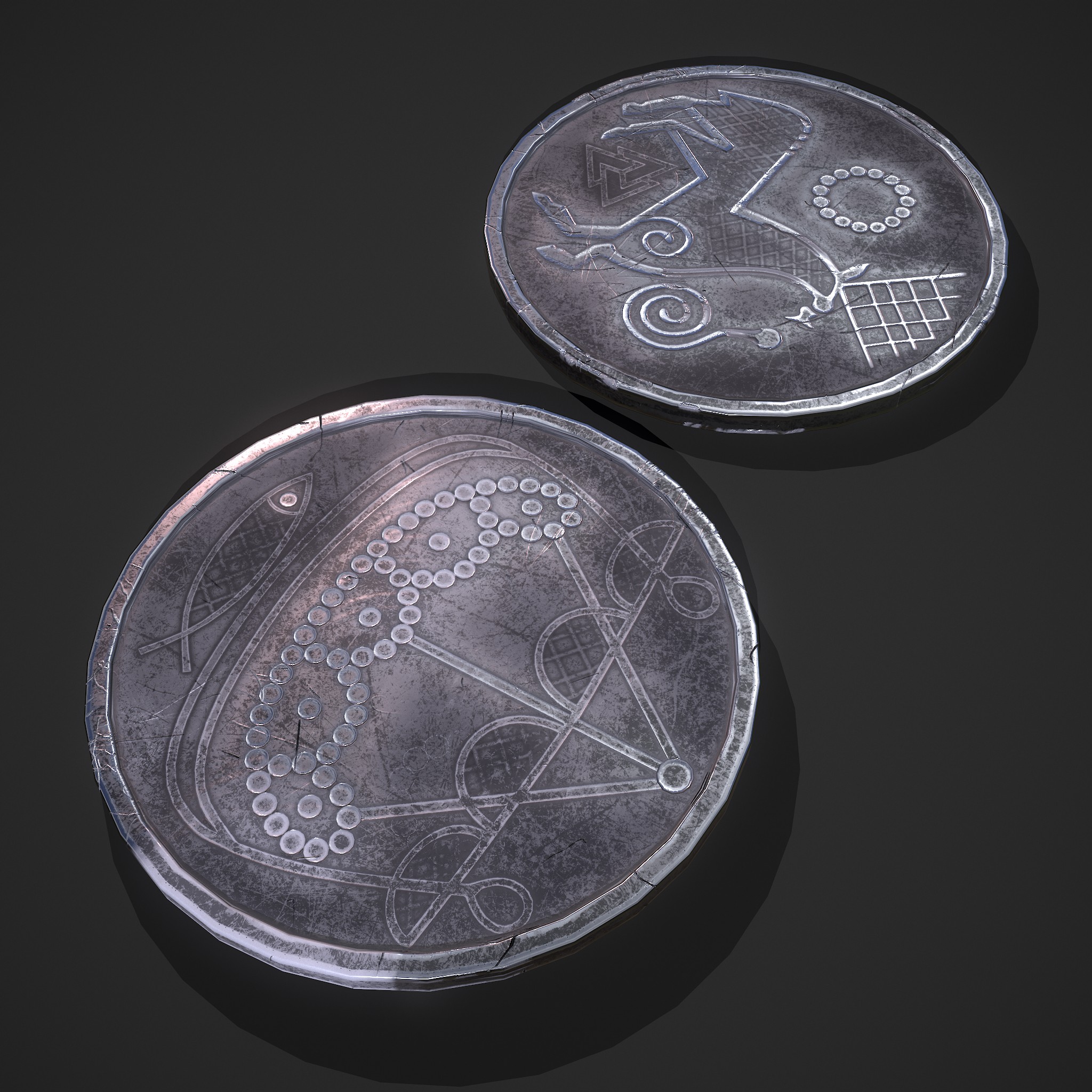 Viking Coin - 3D Model by Get Dead Entertainment