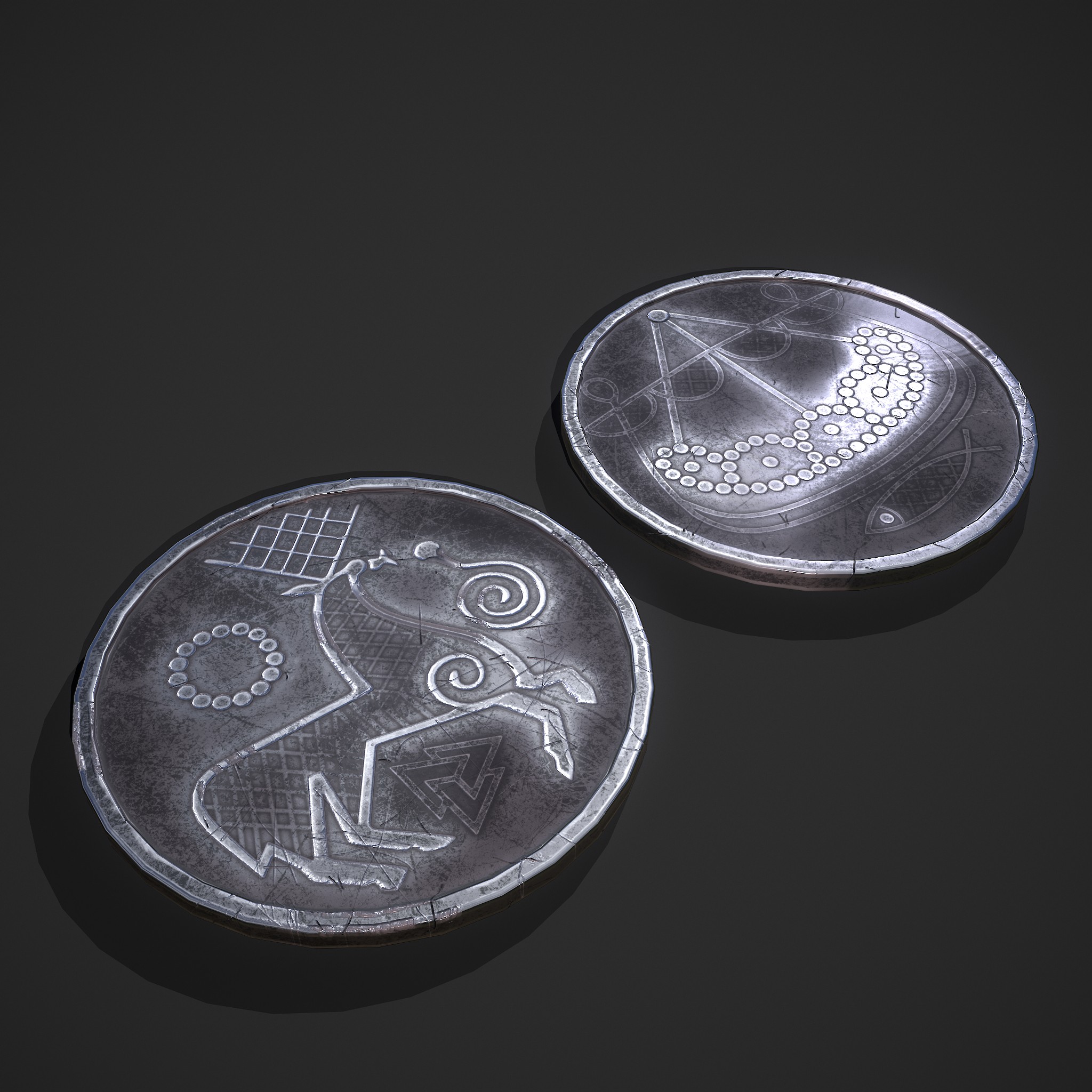 Viking Coin - 3D Model by Get Dead Entertainment