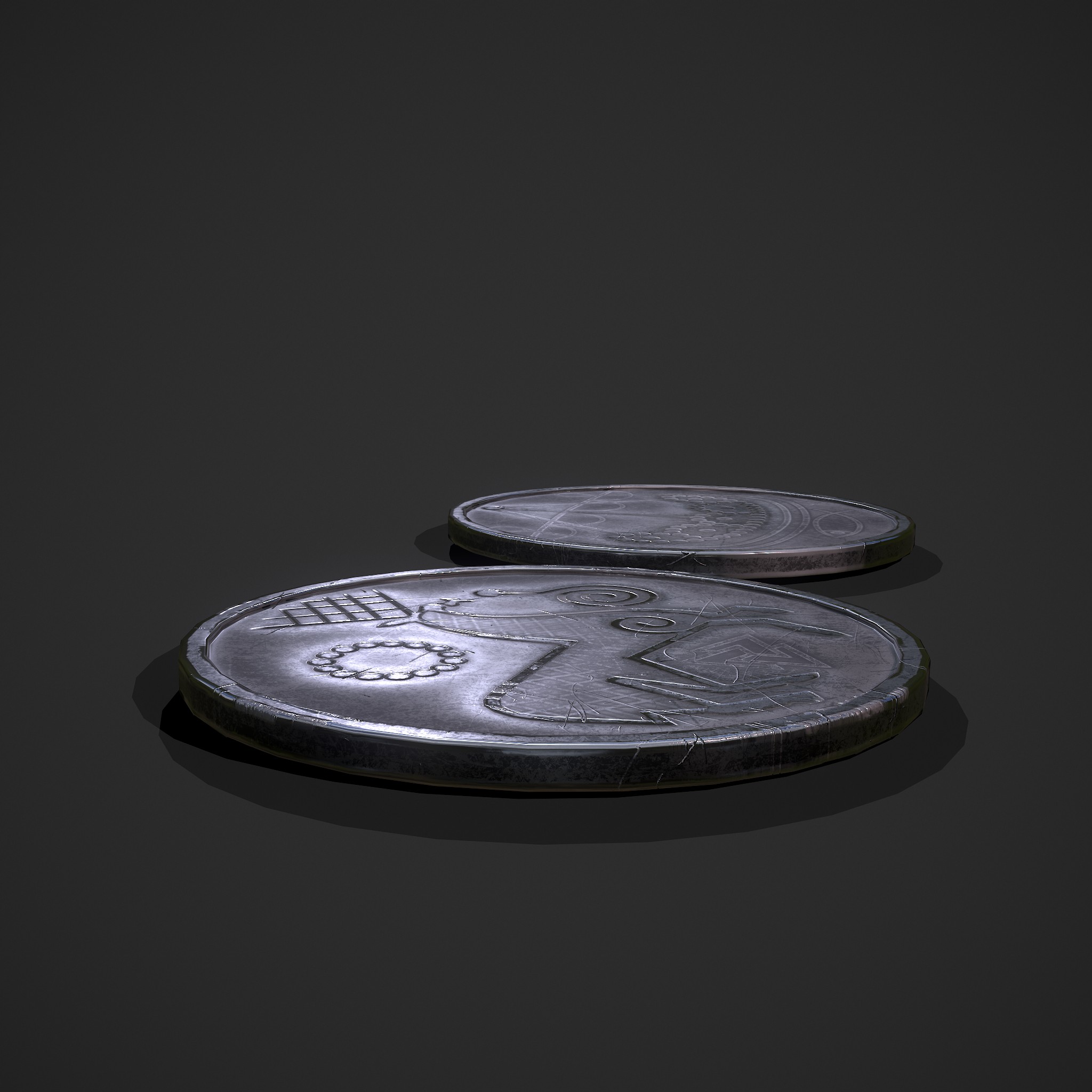 Viking Coin - 3D Model by Get Dead Entertainment