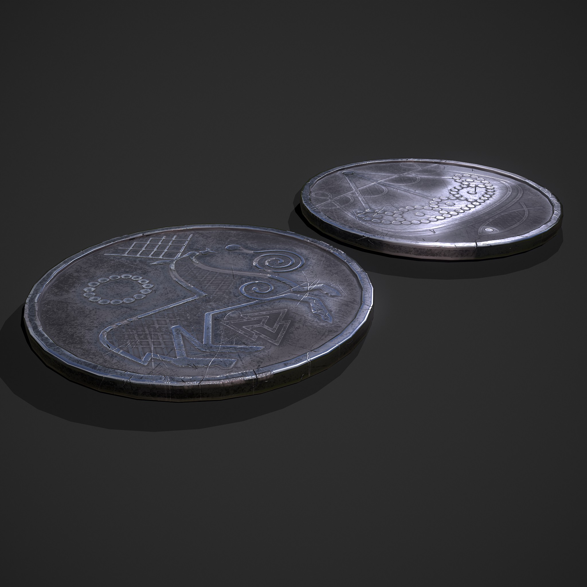 Viking Coin - 3D Model by Get Dead Entertainment