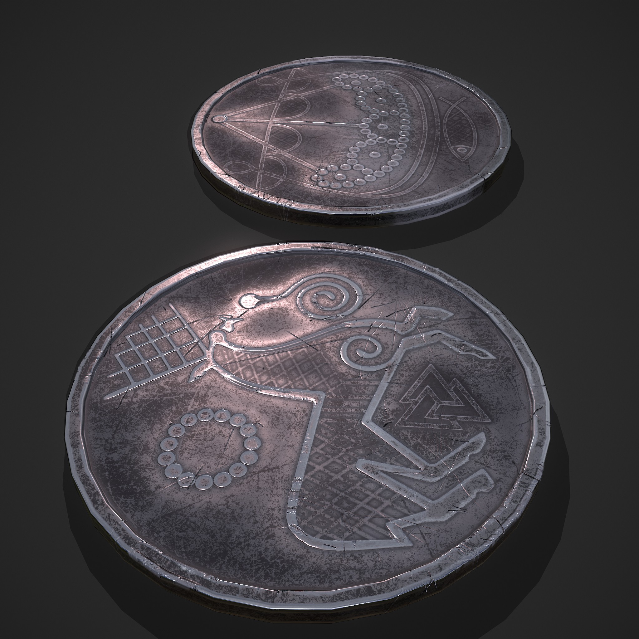 Viking Coin - 3D Model by Get Dead Entertainment