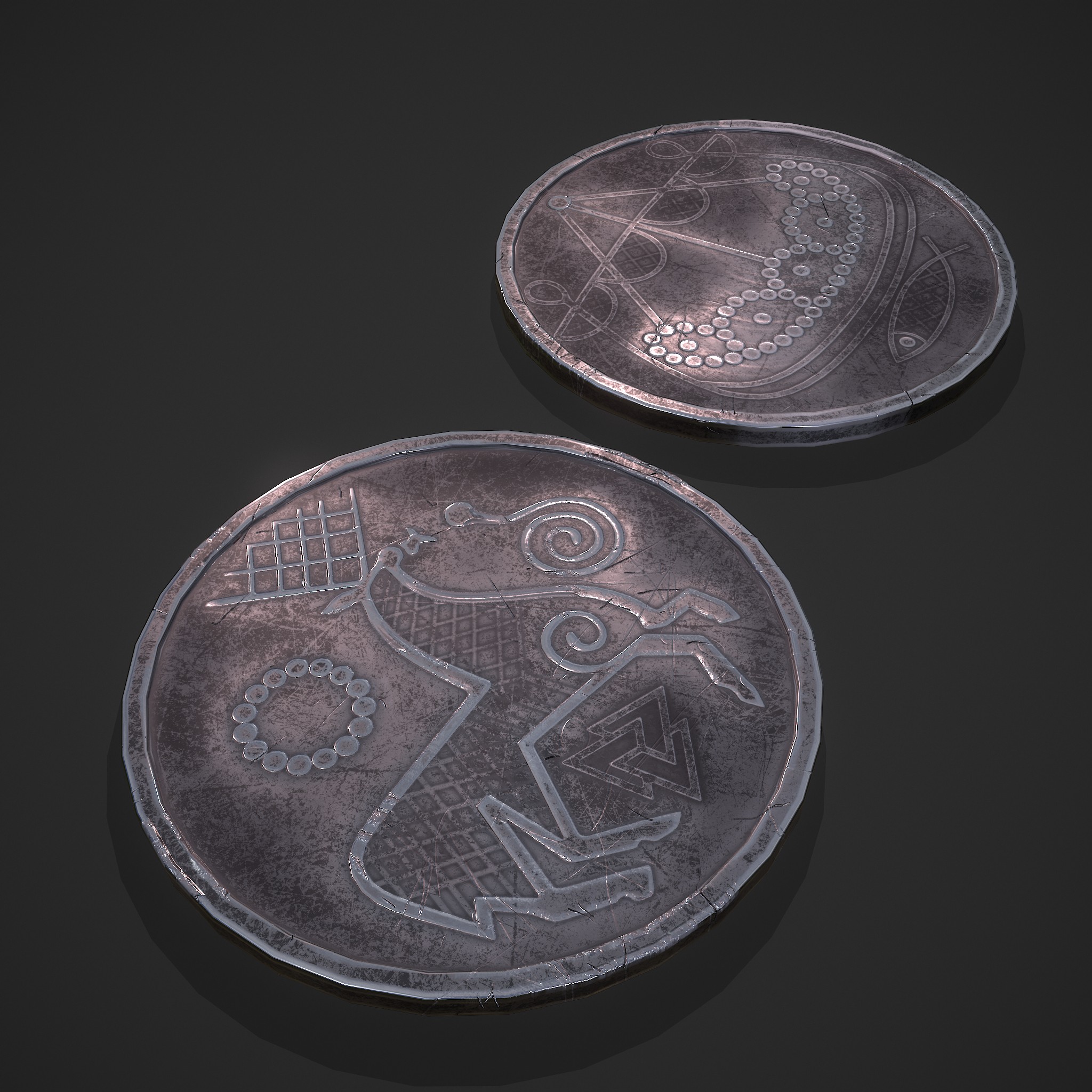 Viking Coin - 3D Model by Get Dead Entertainment