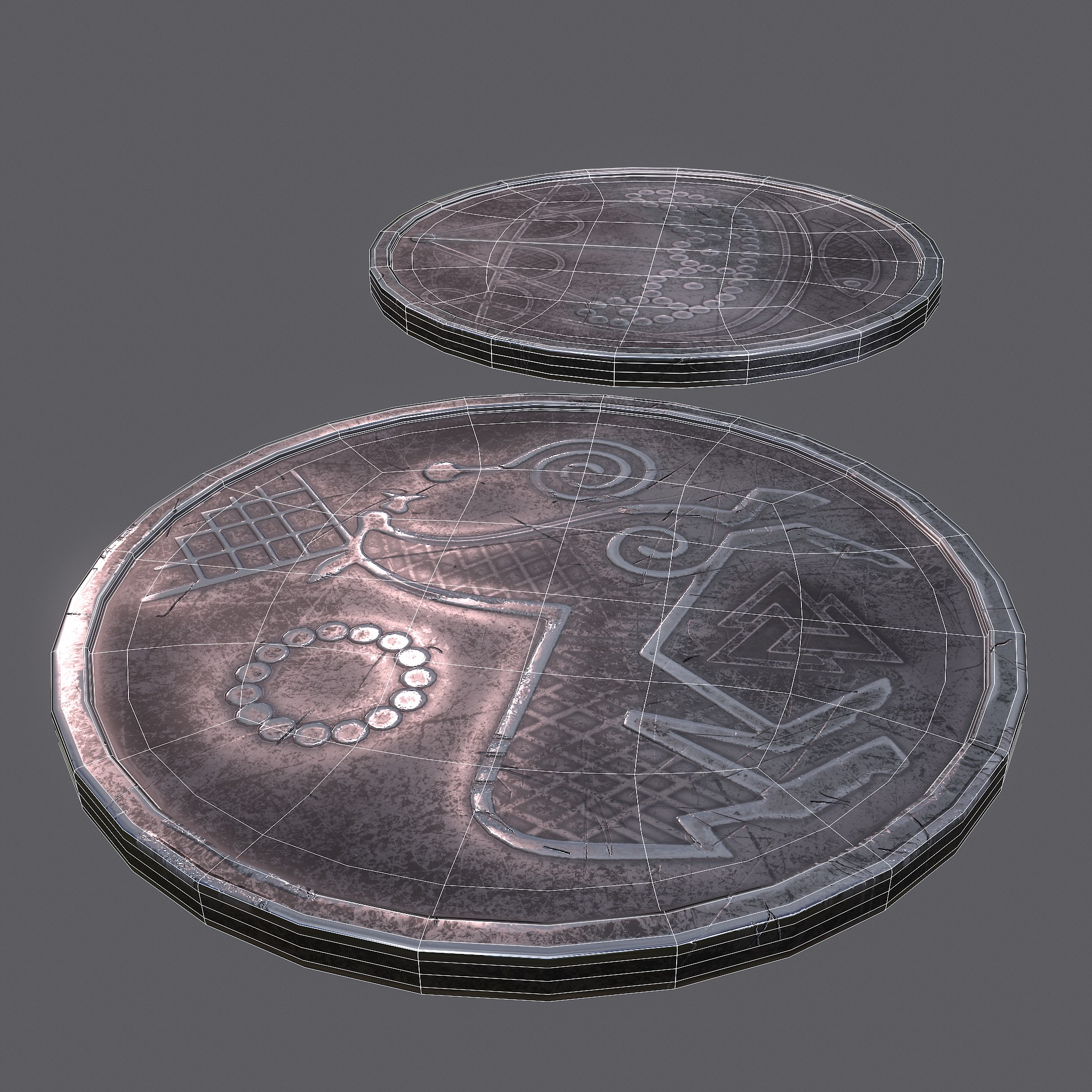 Viking Coin - 3D Model by Get Dead Entertainment