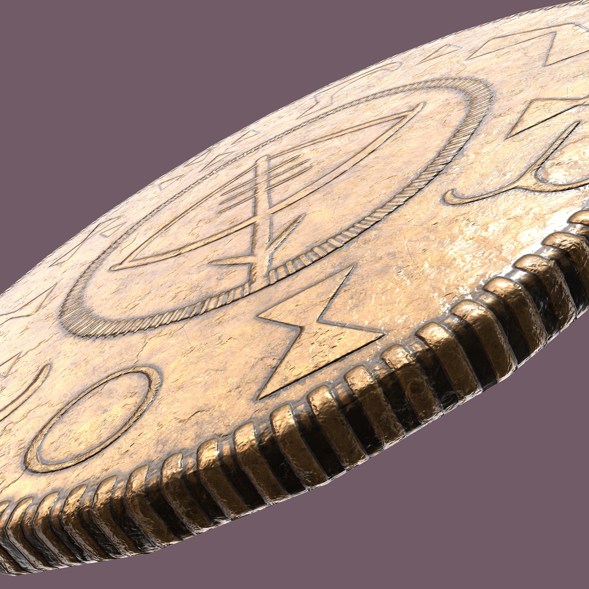 Viking Coin Gold - 3D Model by Get Dead Entertainment