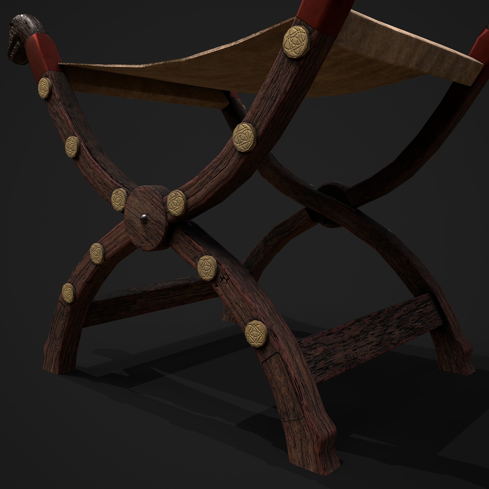 Viking Decorative Stool - 3D Model by Get Dead Entertainment