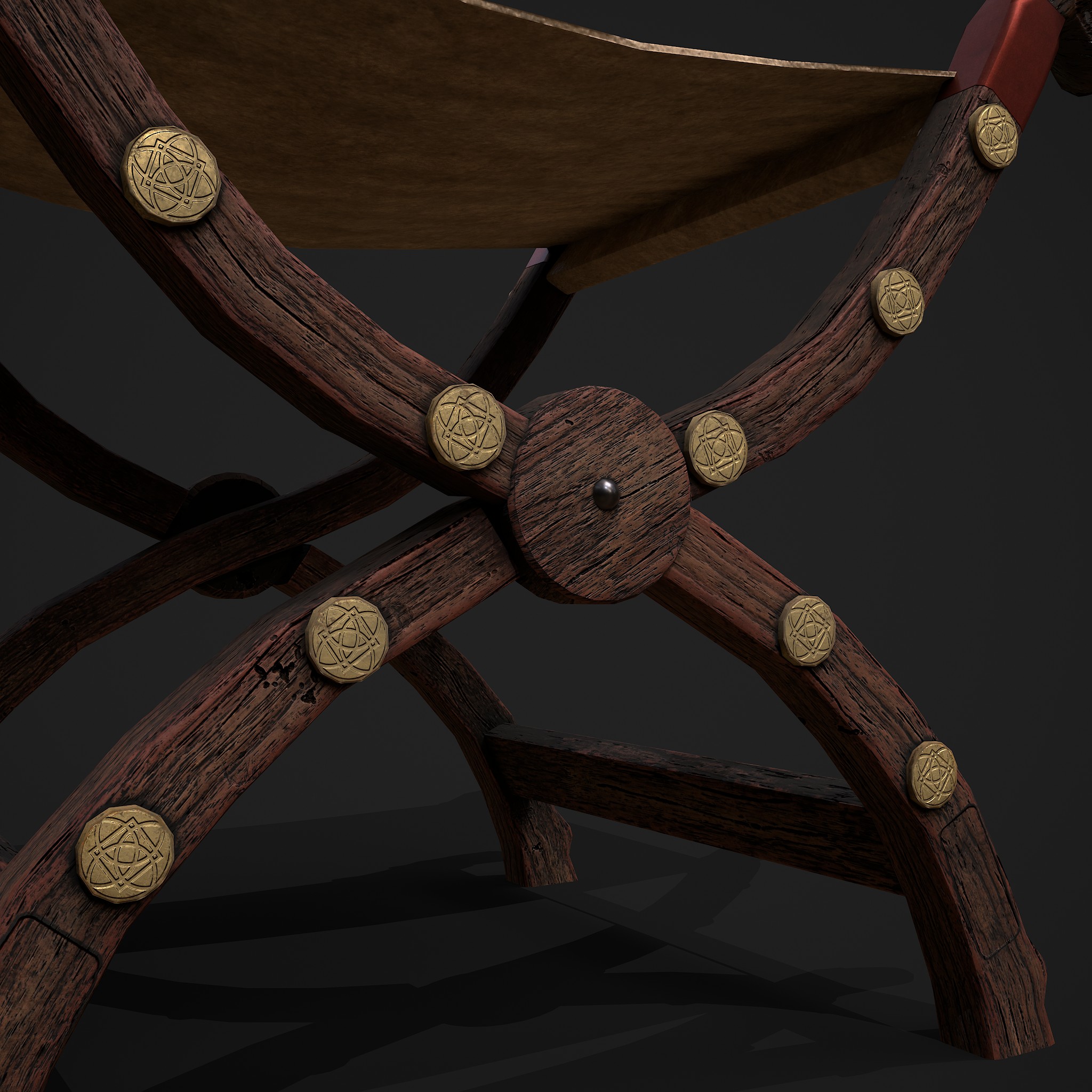 Viking Decorative Stool - 3D Model by Get Dead Entertainment