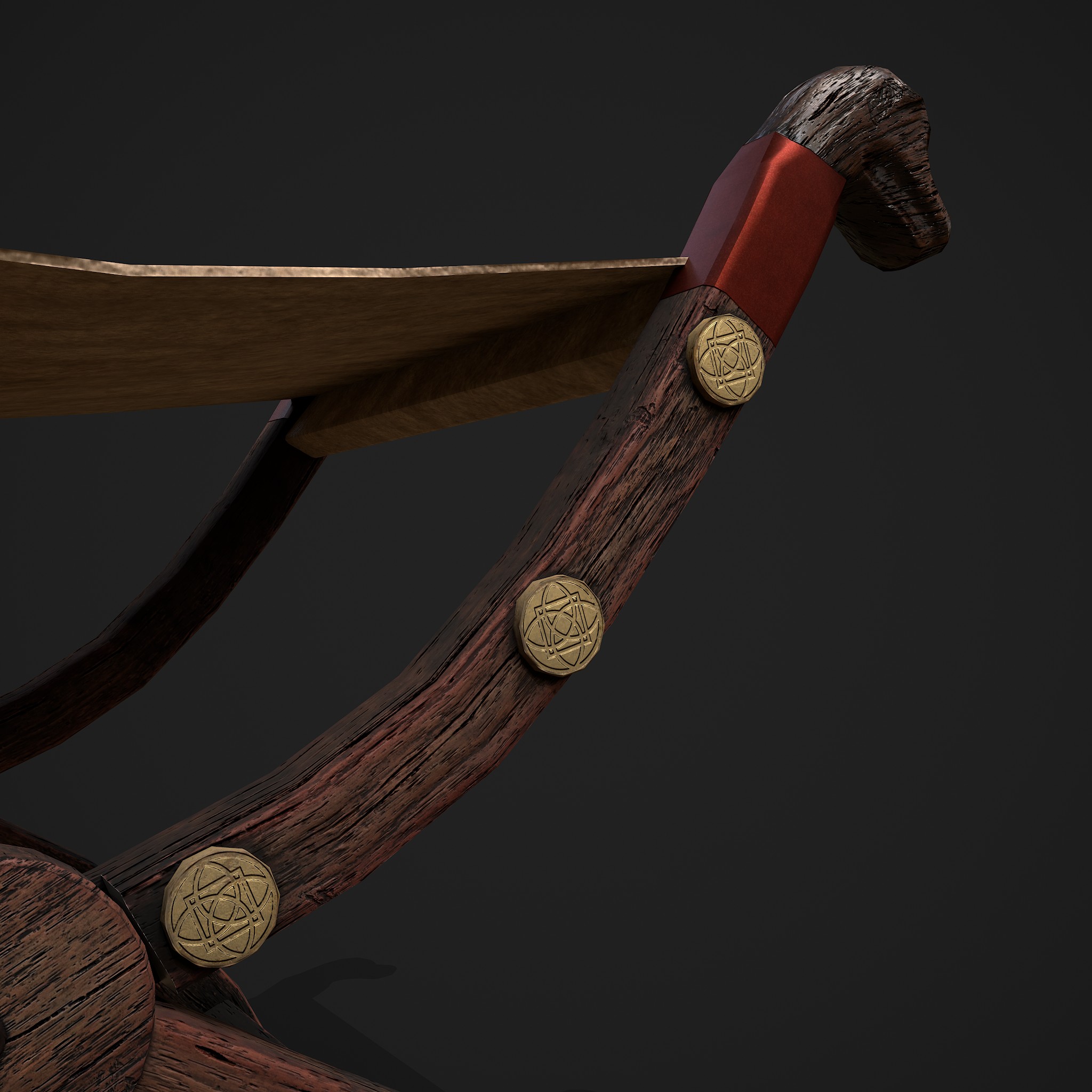 Viking Decorative Stool - 3D Model by Get Dead Entertainment