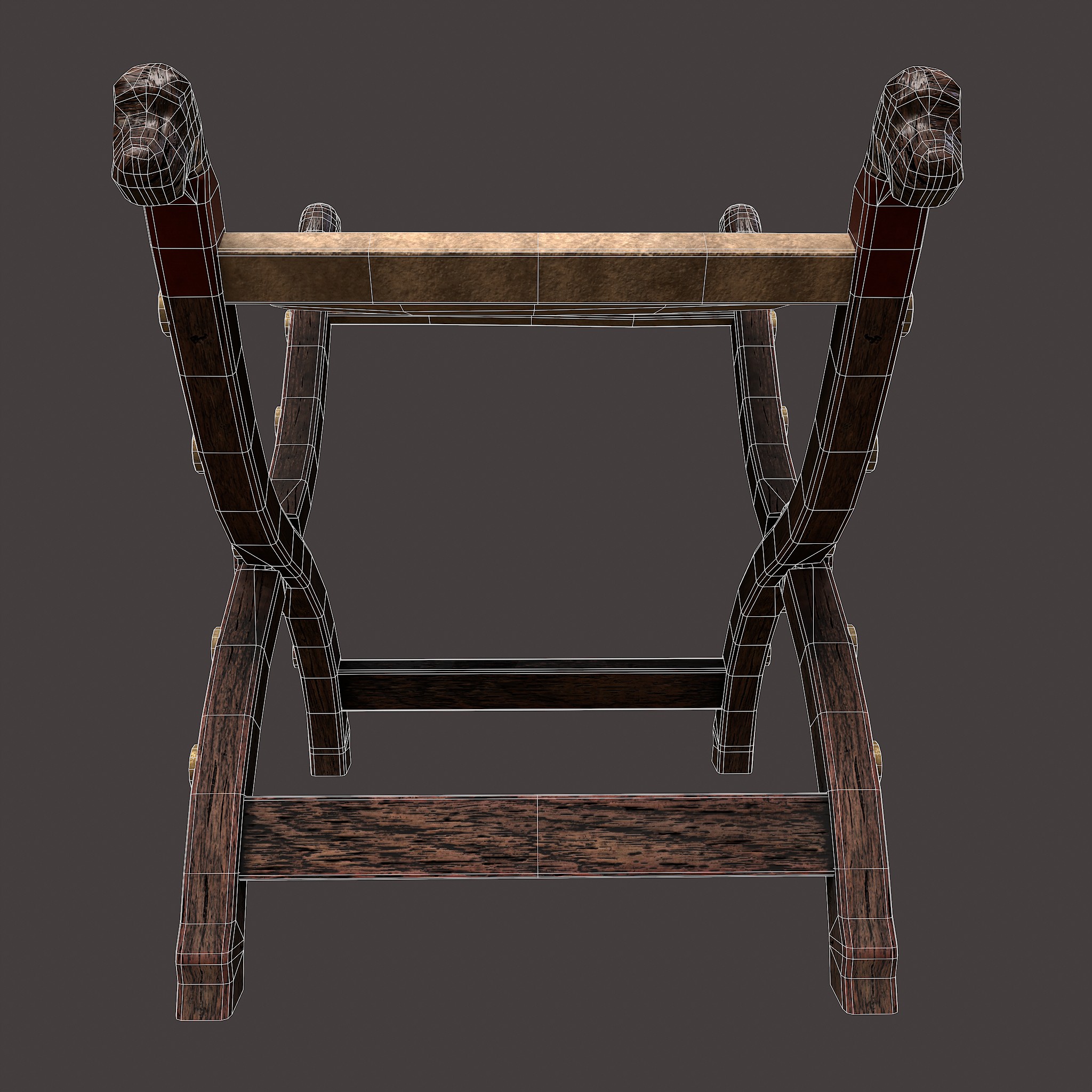 Viking Decorative Stool - 3D Model by Get Dead Entertainment