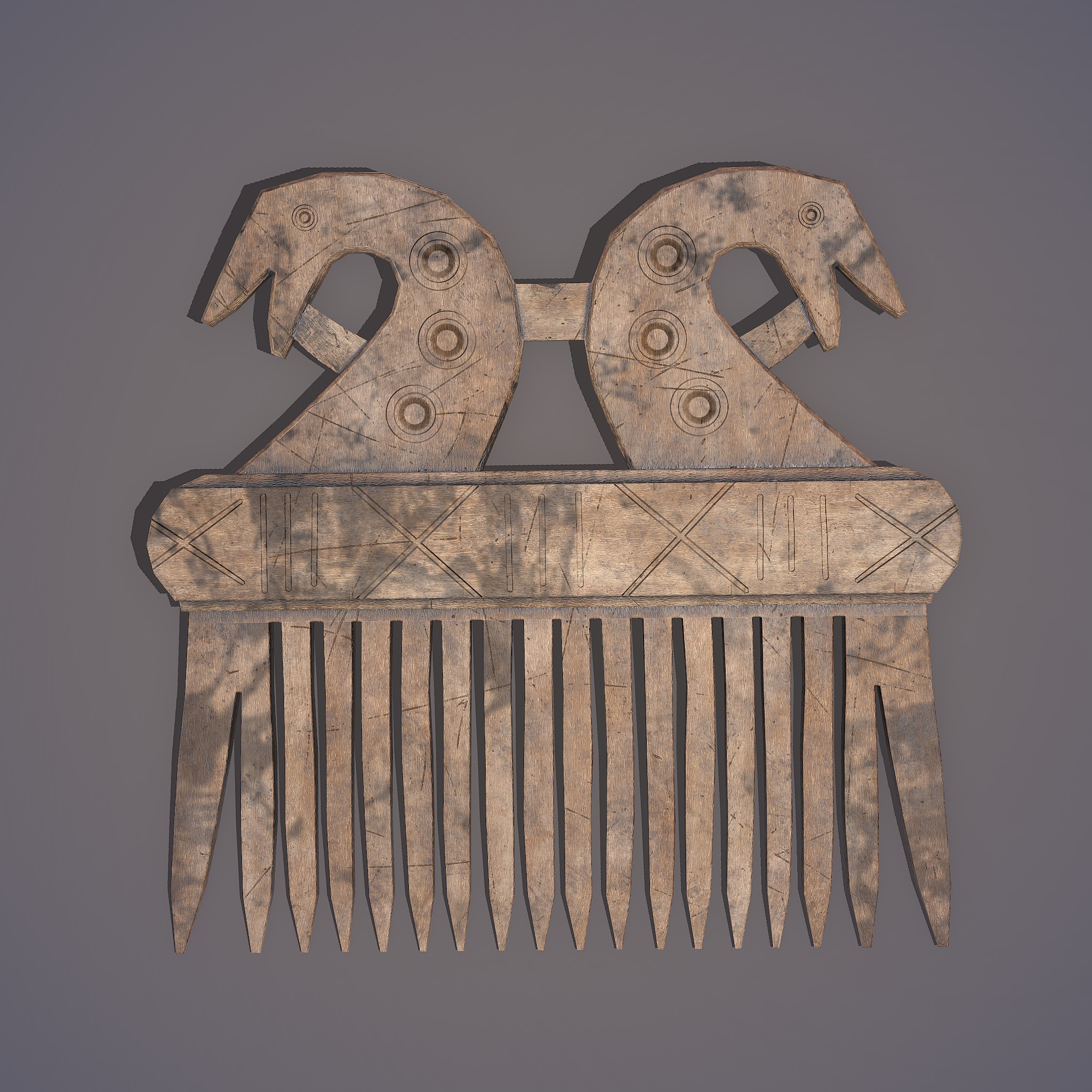 Viking Dragon Comb - 3D Model by Get Dead Entertainment