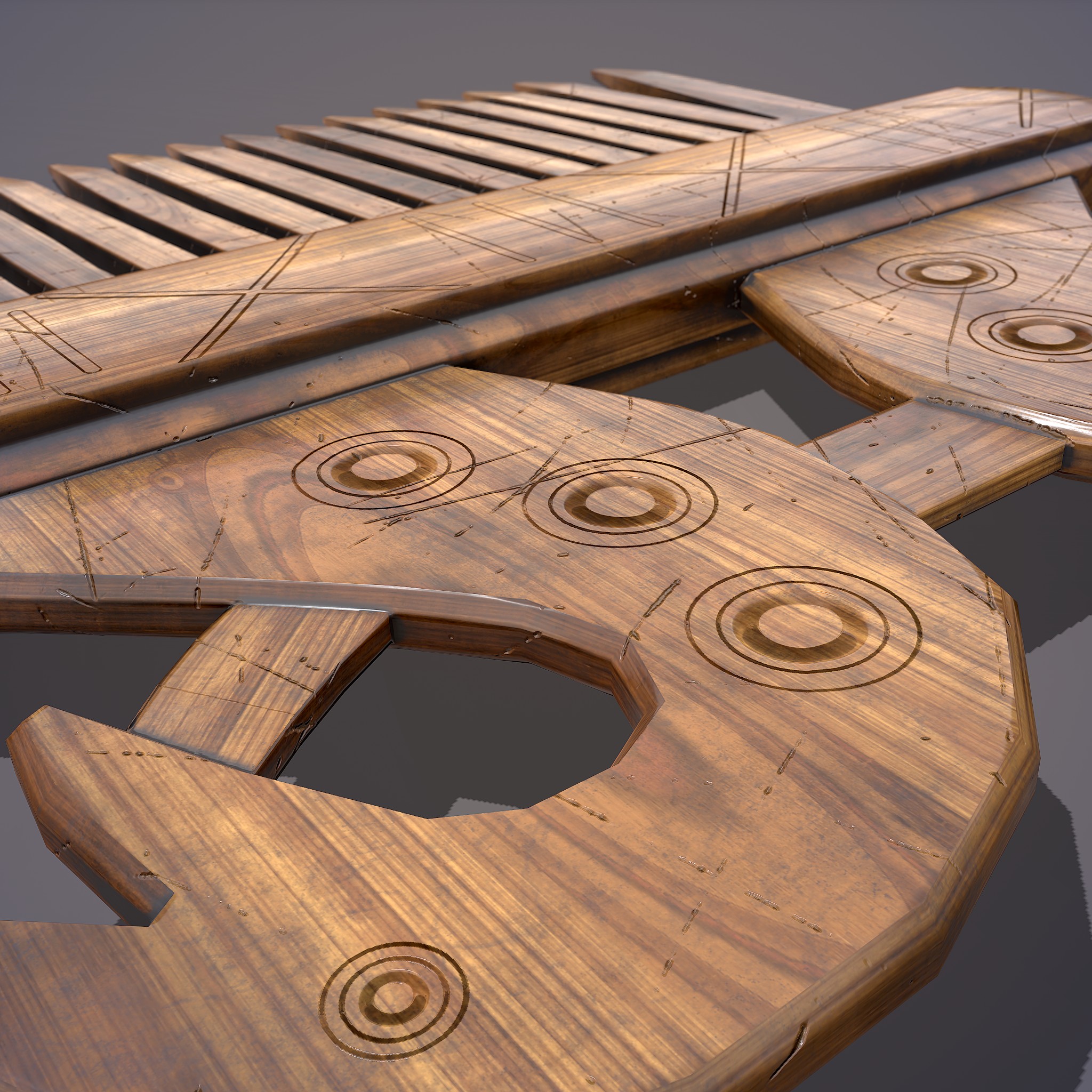 Viking Dragon Comb - 3D Model by Get Dead Entertainment