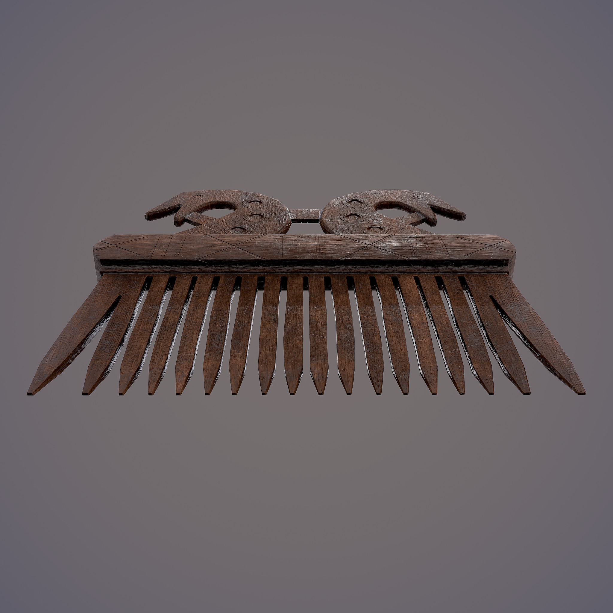 Viking Dragon Comb - 3D Model by Get Dead Entertainment