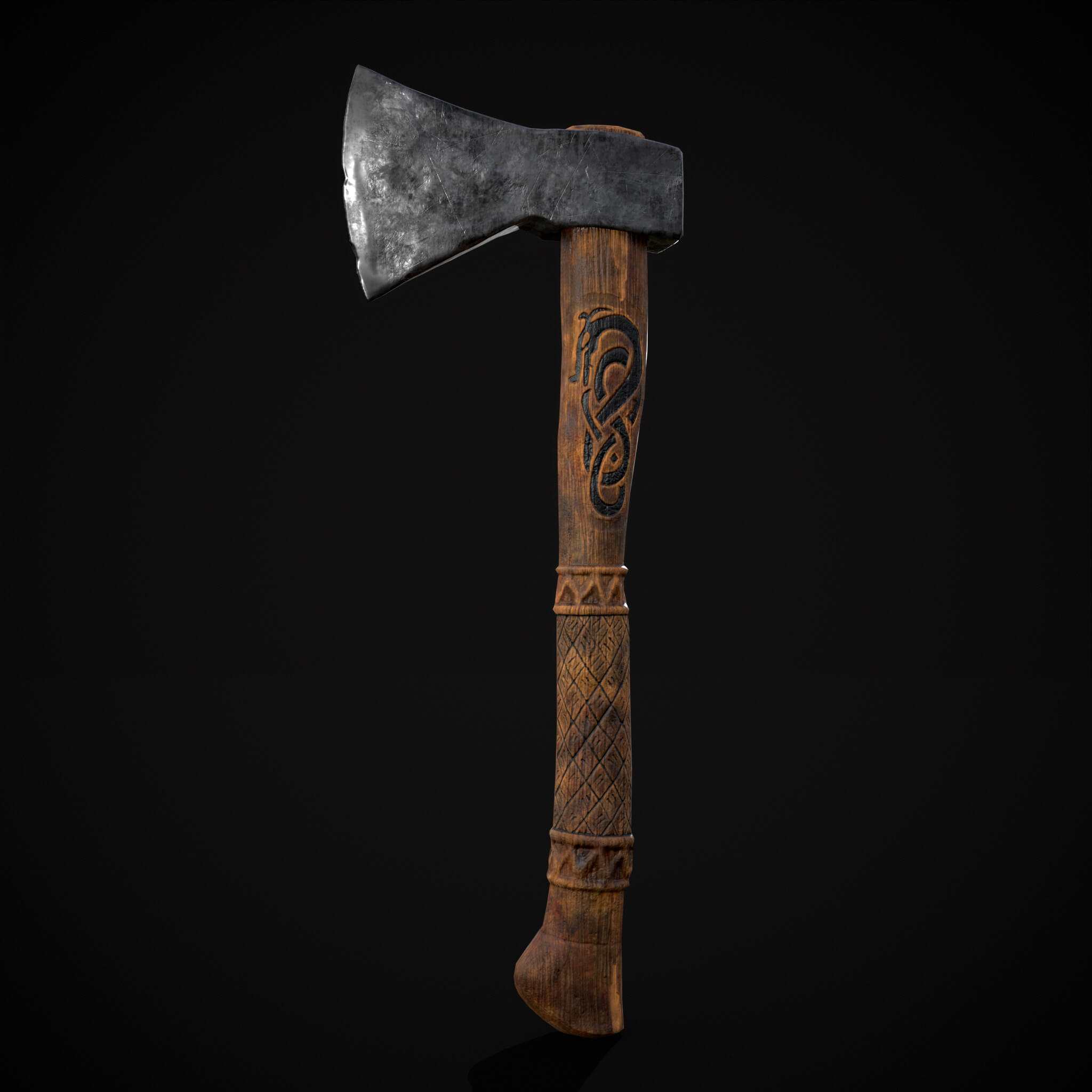 Viking Felling Hatchet - 3D Model by Get Dead Entertainment