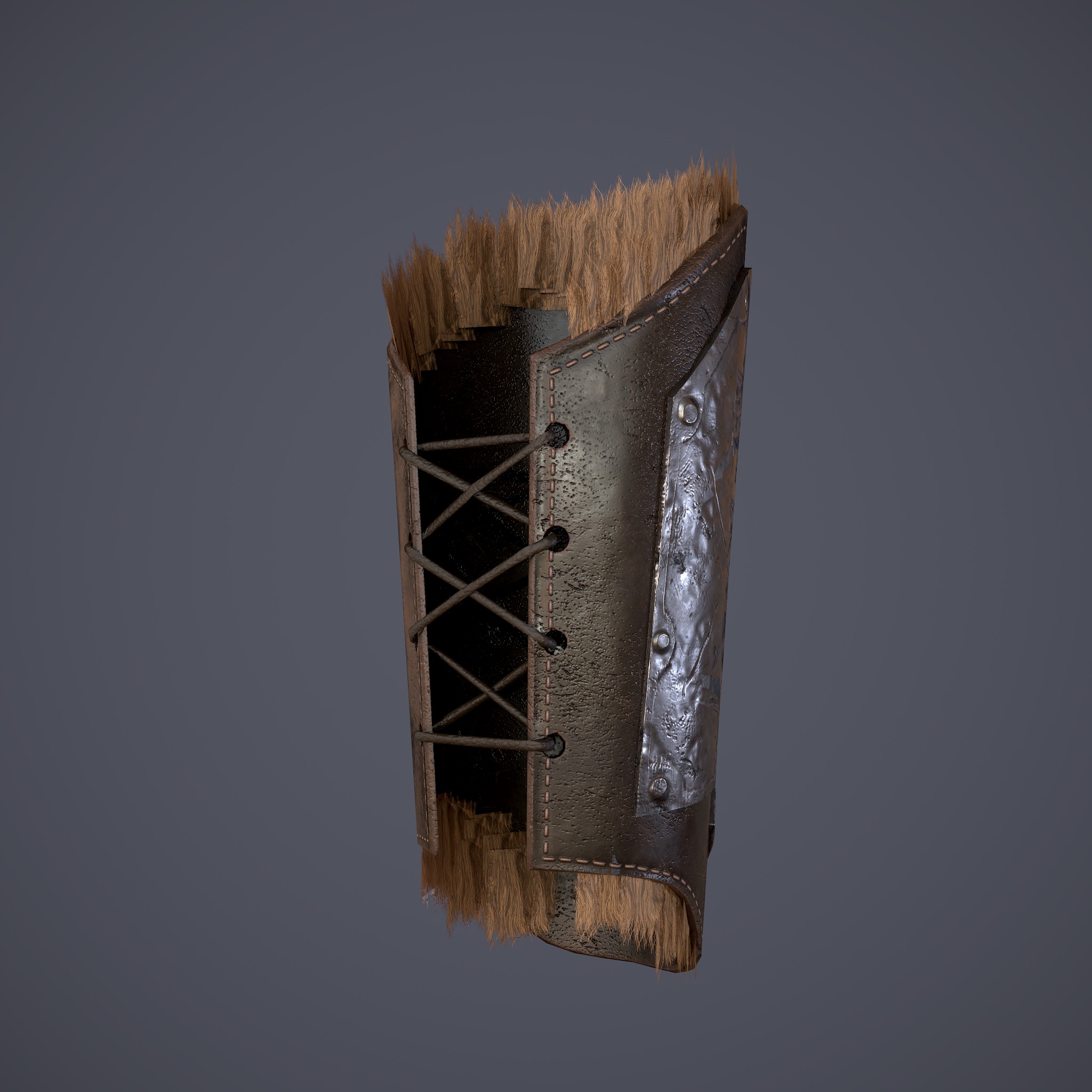 Viking Fur Lined Bracers - 3D Model by Get Dead Entertainment