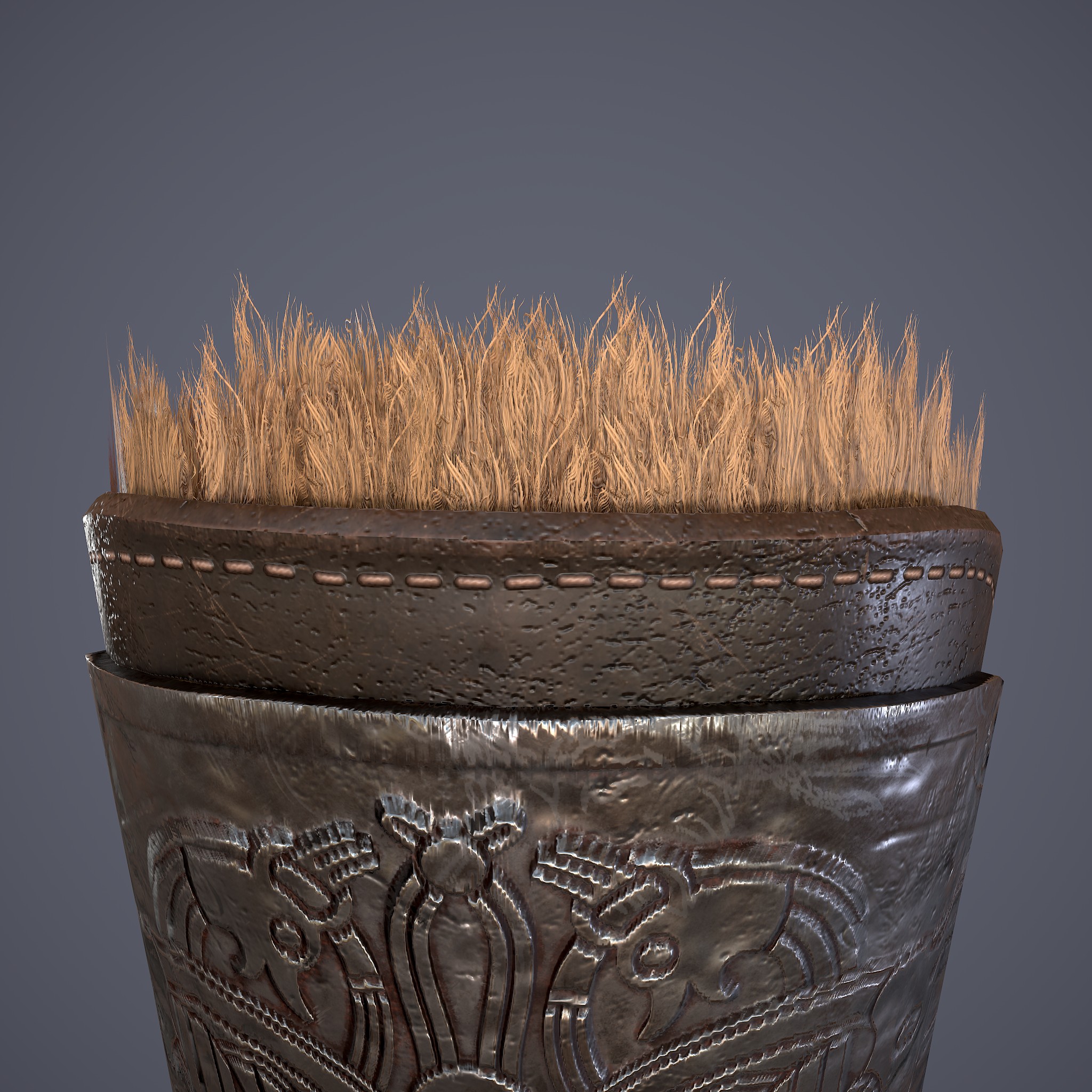 Viking Fur Lined Bracers - 3D Model by Get Dead Entertainment