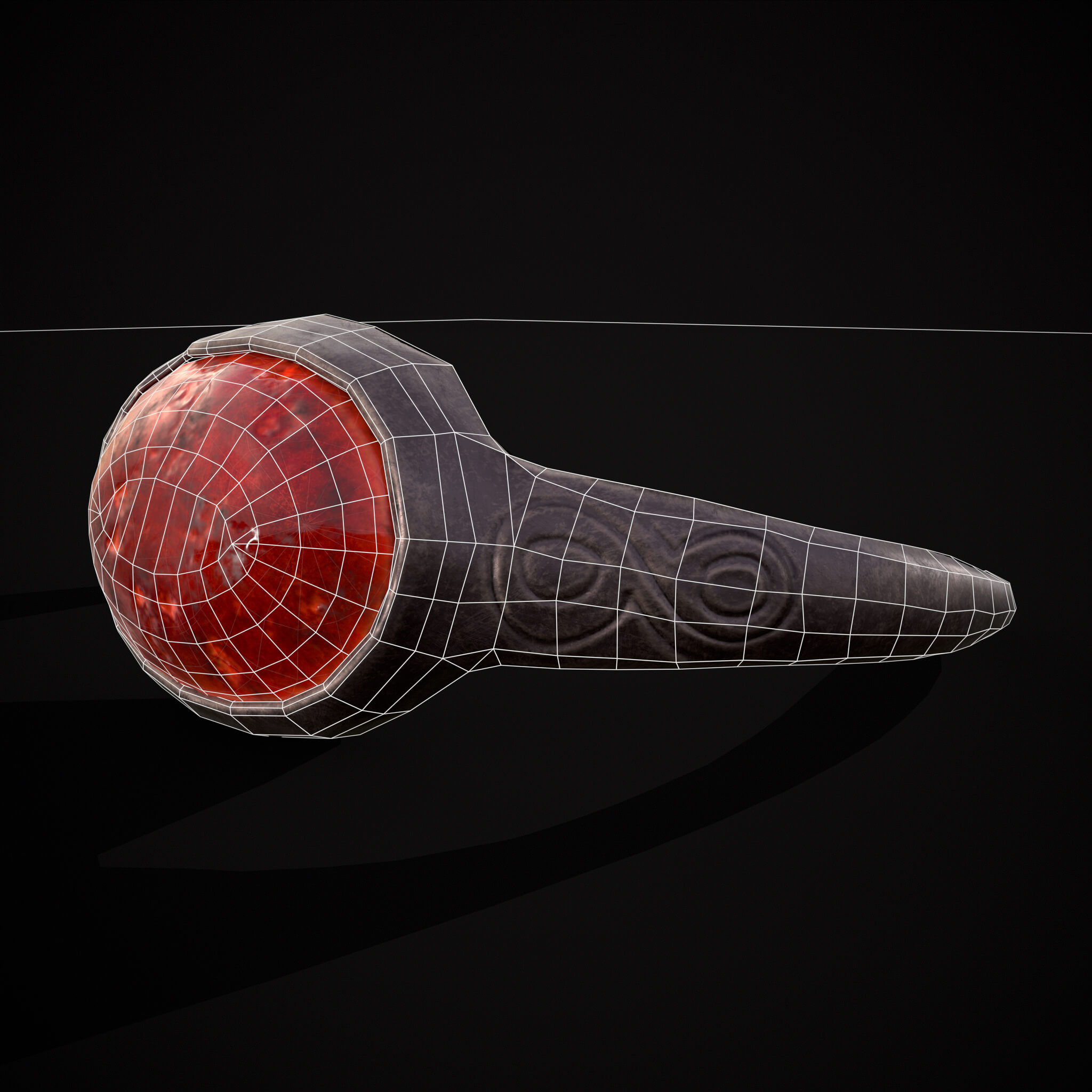 Viking Garnet Ring - 3D Model by Get Dead Entertainment