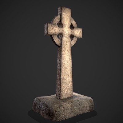 RIP Gravestone - 3D Model by Get Dead Entertainment
