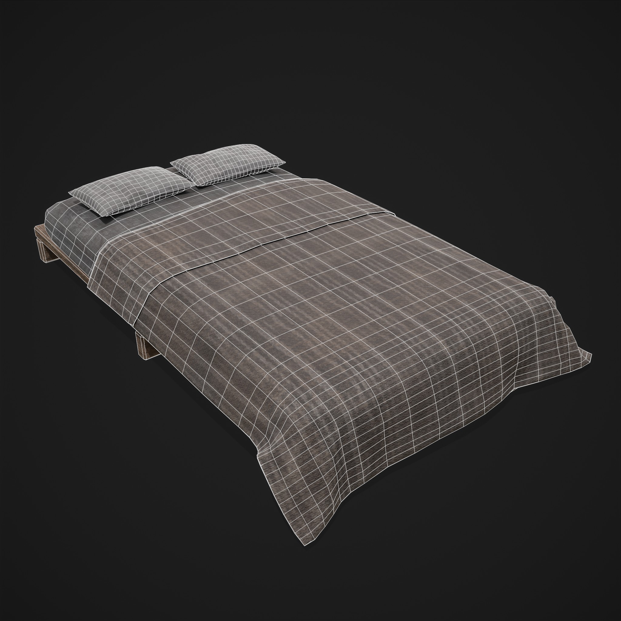 Viking Home Floor Bed - 3D Model by Get Dead Entertainment