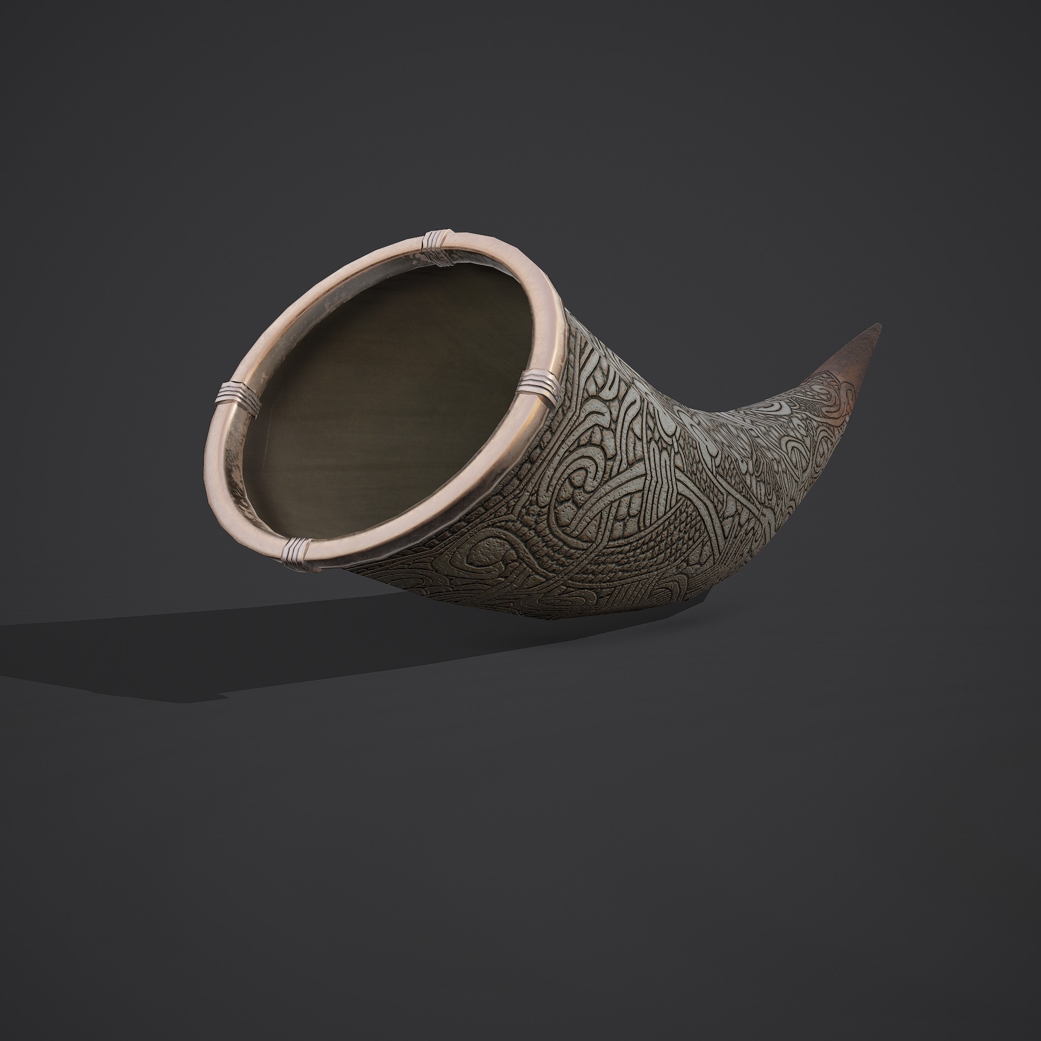 Viking Horn Game Model by Get Dead Entertainment