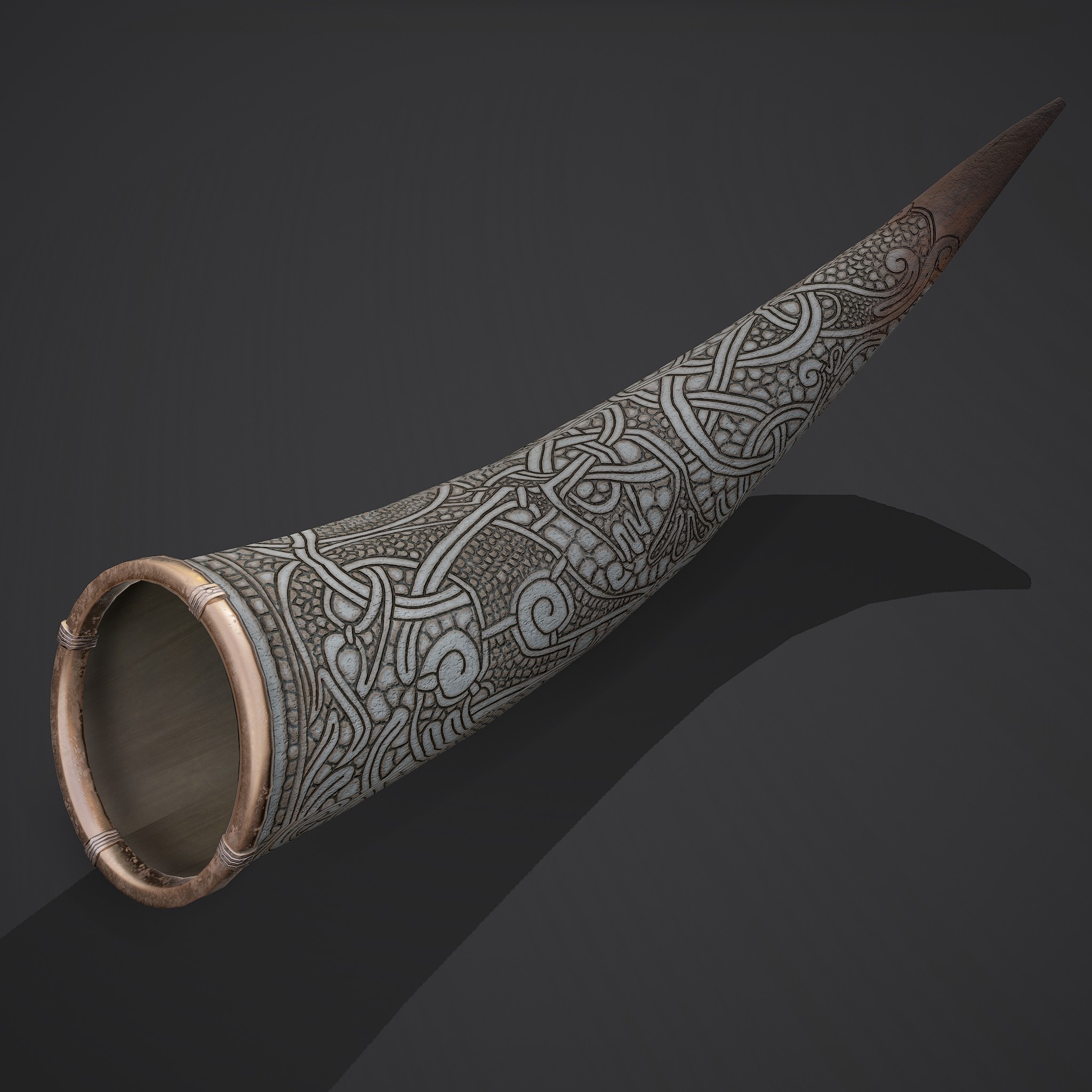 Viking Horn Game Model by Get Dead Entertainment
