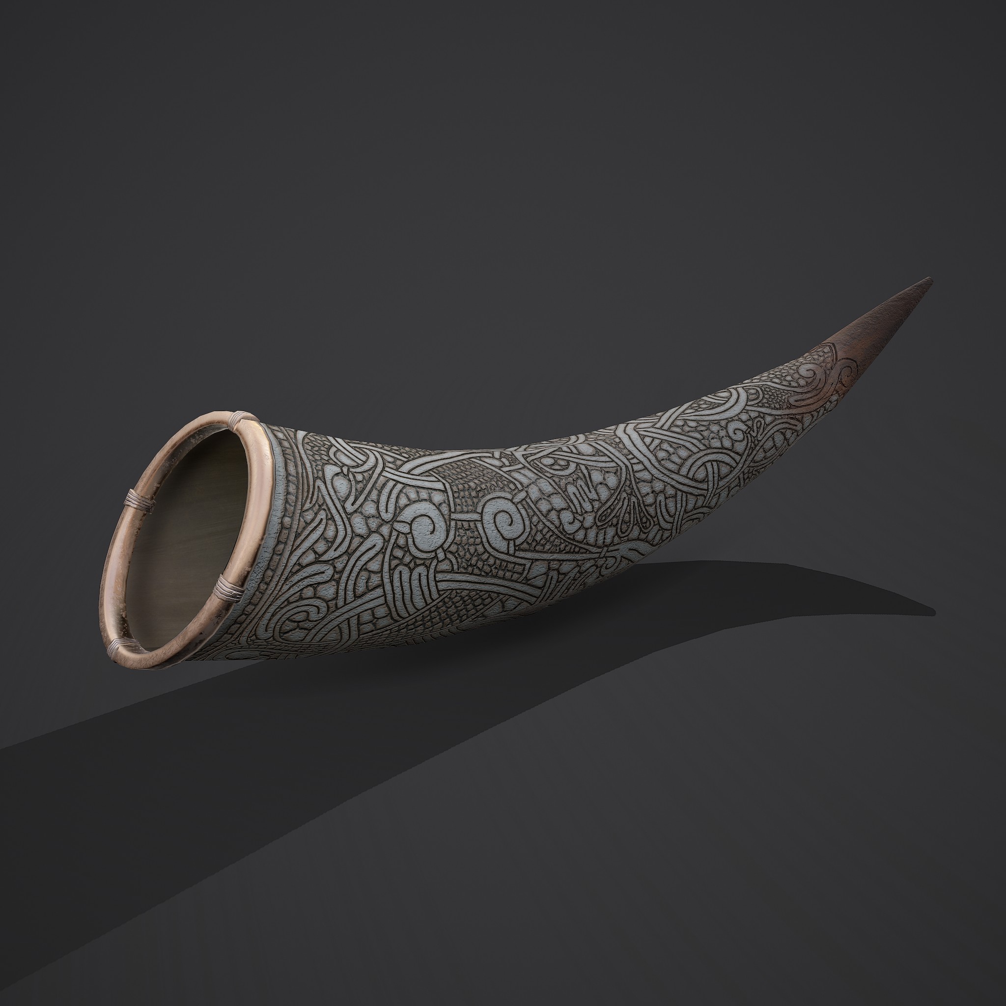 Viking Horn Game Model by Get Dead Entertainment