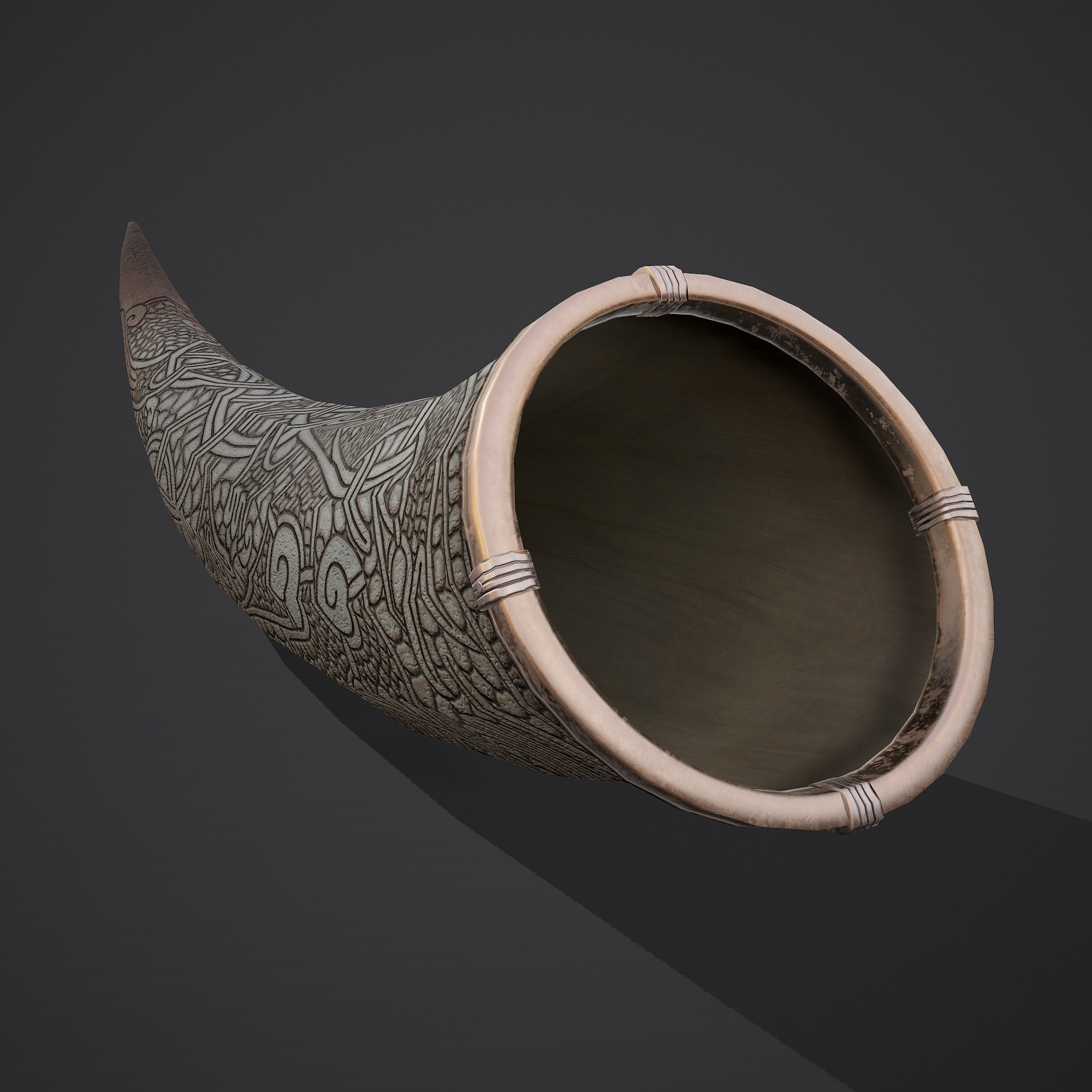 Viking Horn Game Model by Get Dead Entertainment