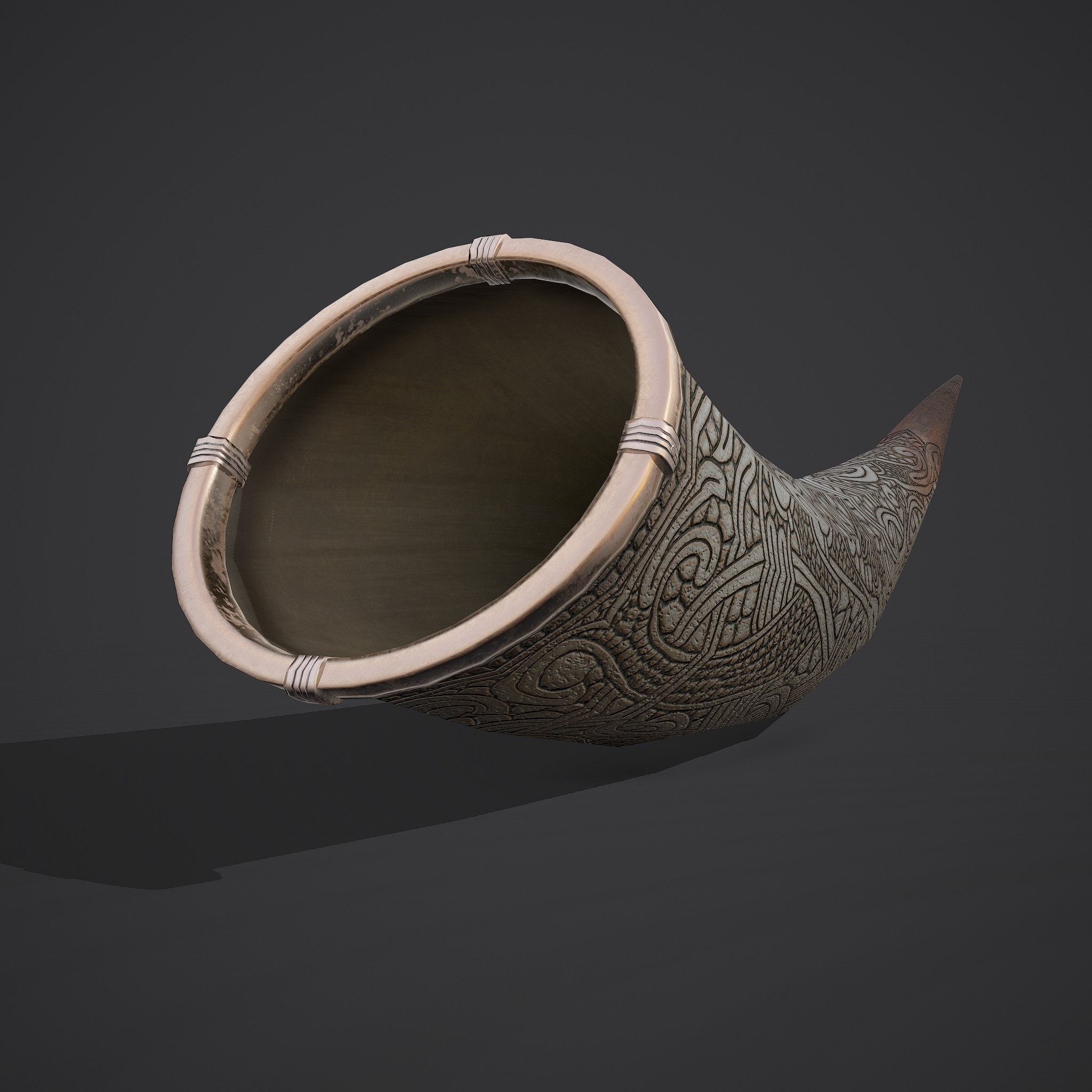 Viking Horn Game Model by Get Dead Entertainment