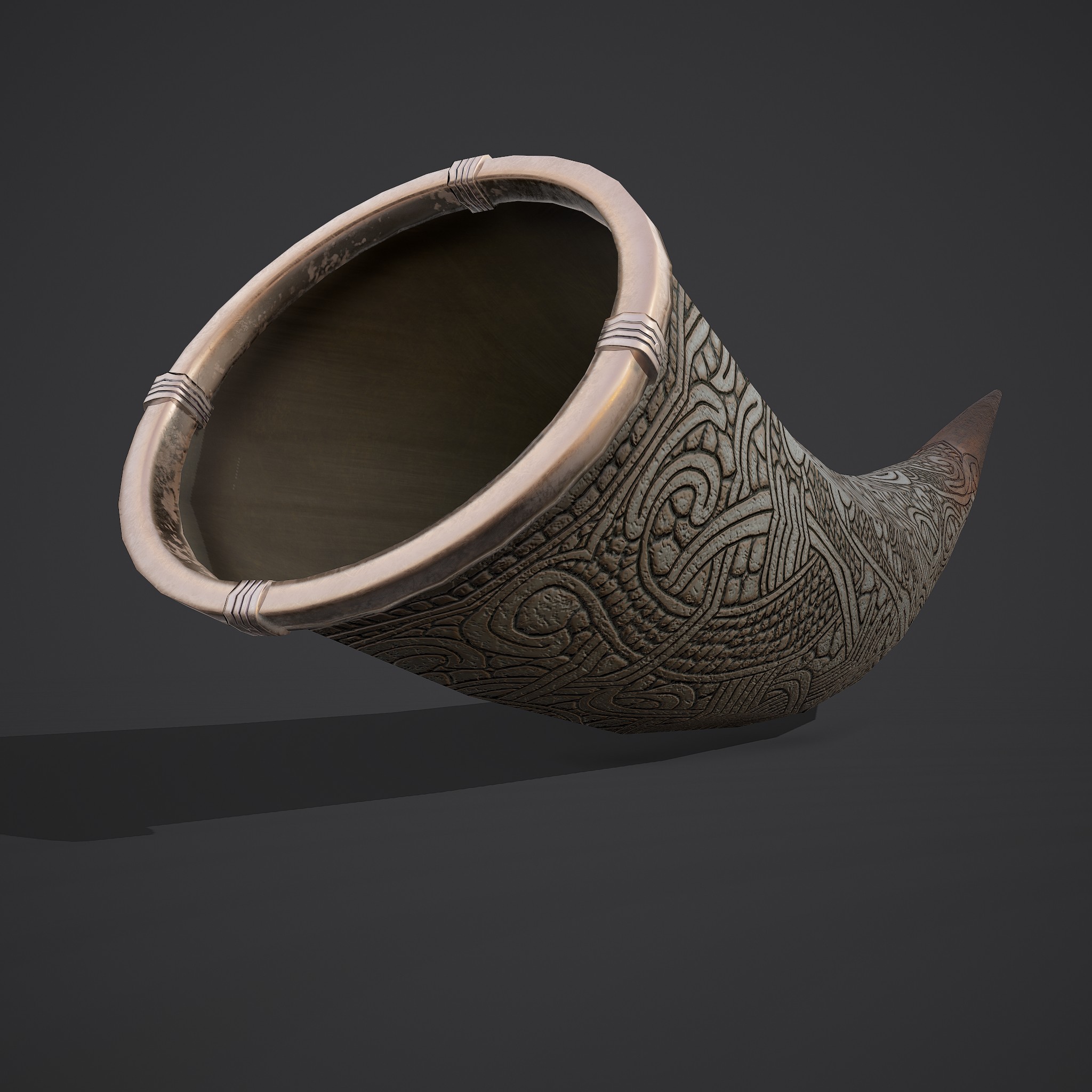 Viking Horn Game Model by Get Dead Entertainment