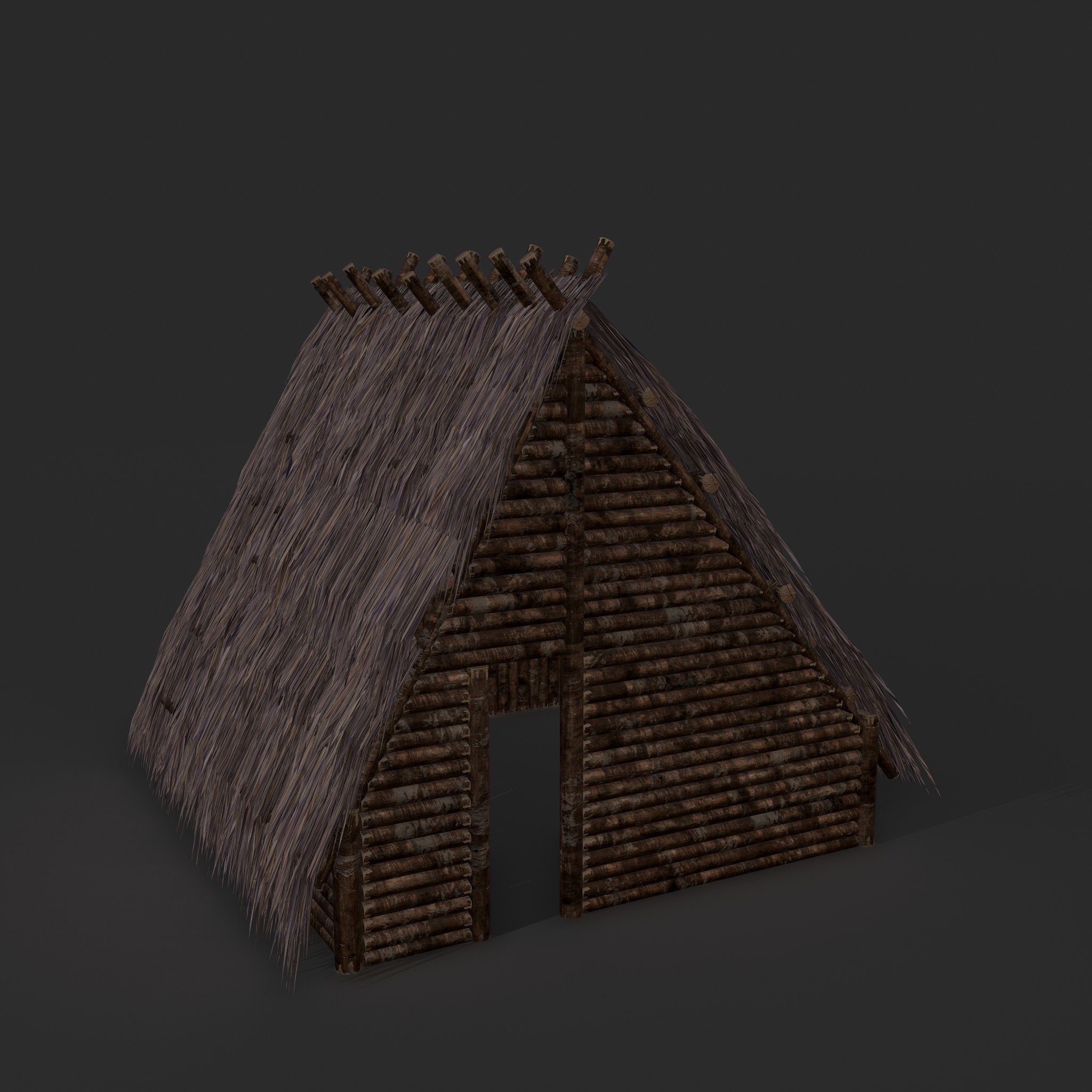 Viking Hut A - 3D Model by Get Dead Entertainment