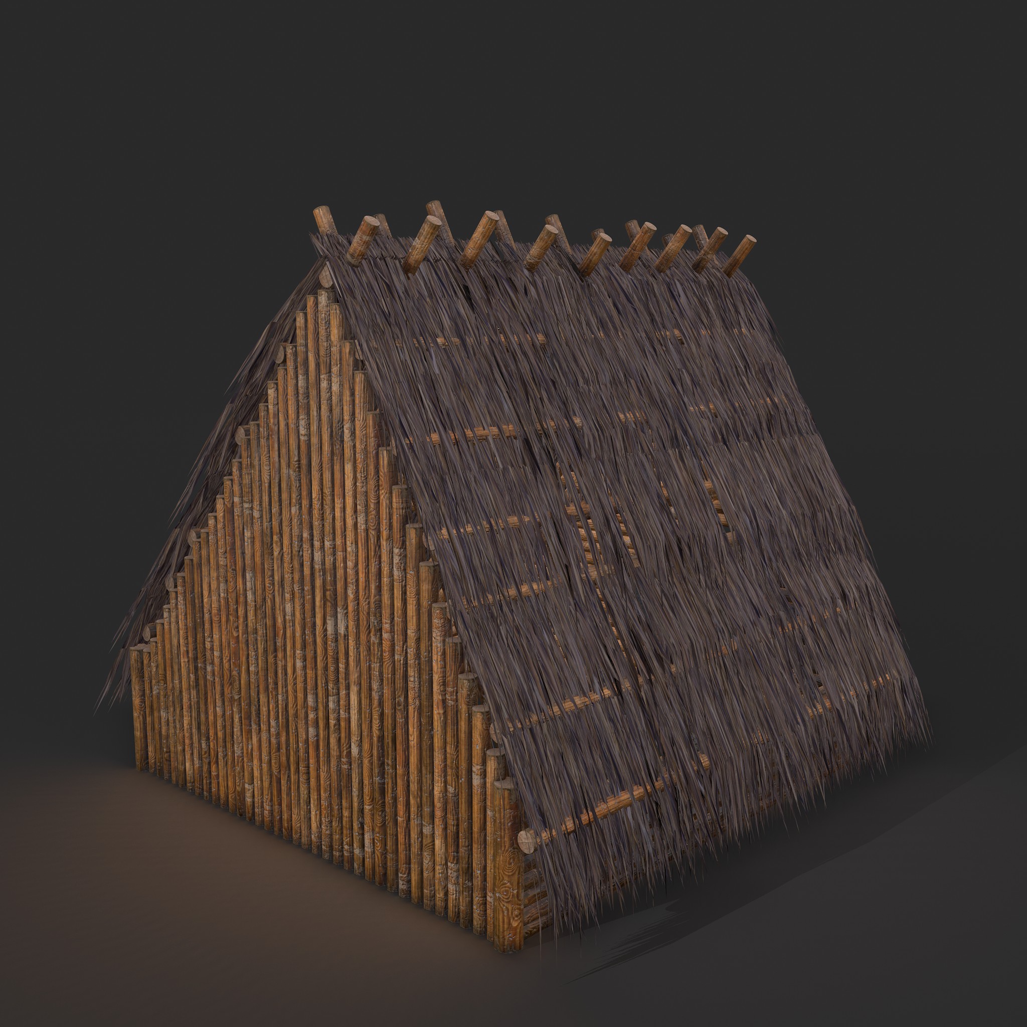 Viking Hut A - 3D Model by Get Dead Entertainment