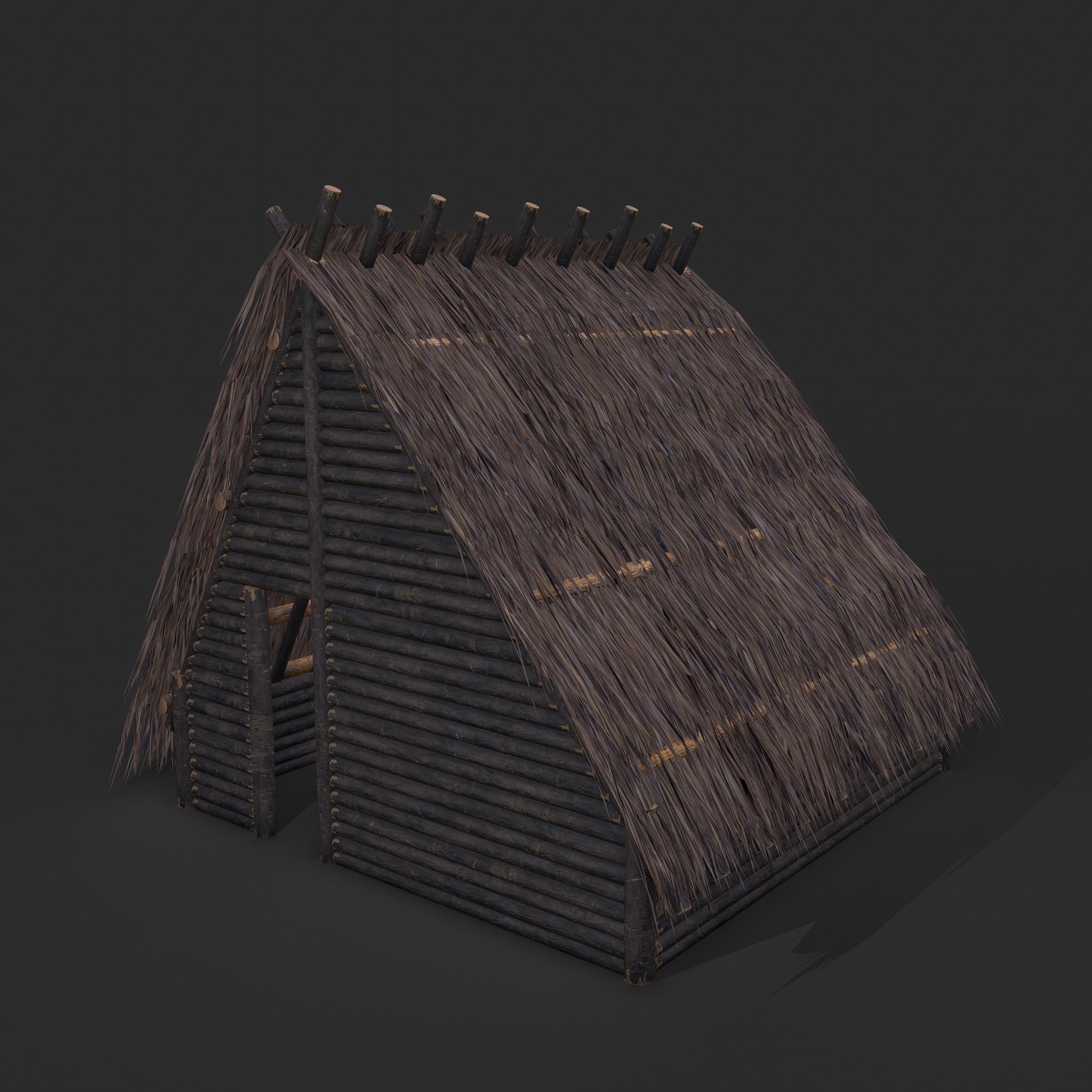 Viking Hut A - 3D Model by Get Dead Entertainment