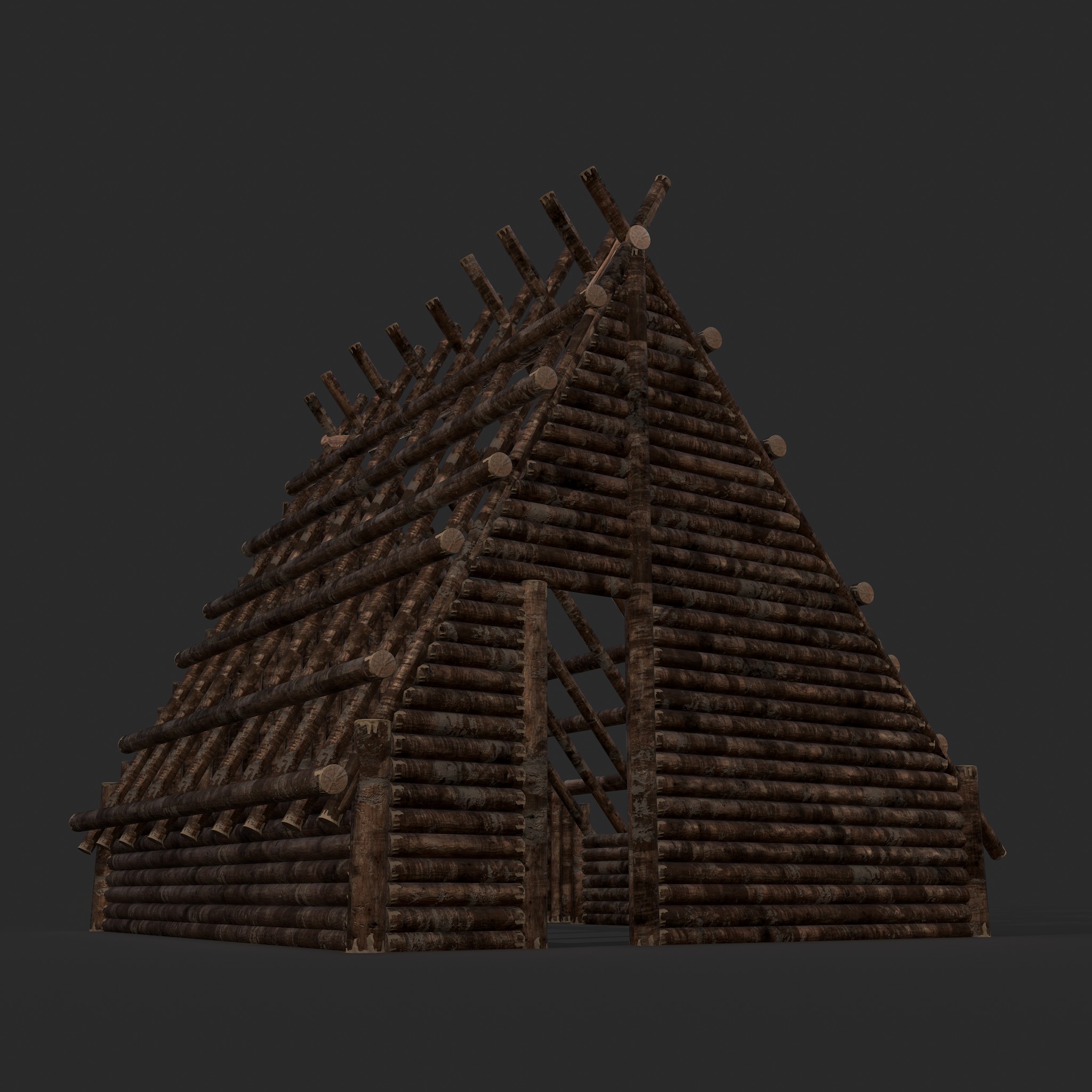 Viking Hut A - 3D Model by Get Dead Entertainment