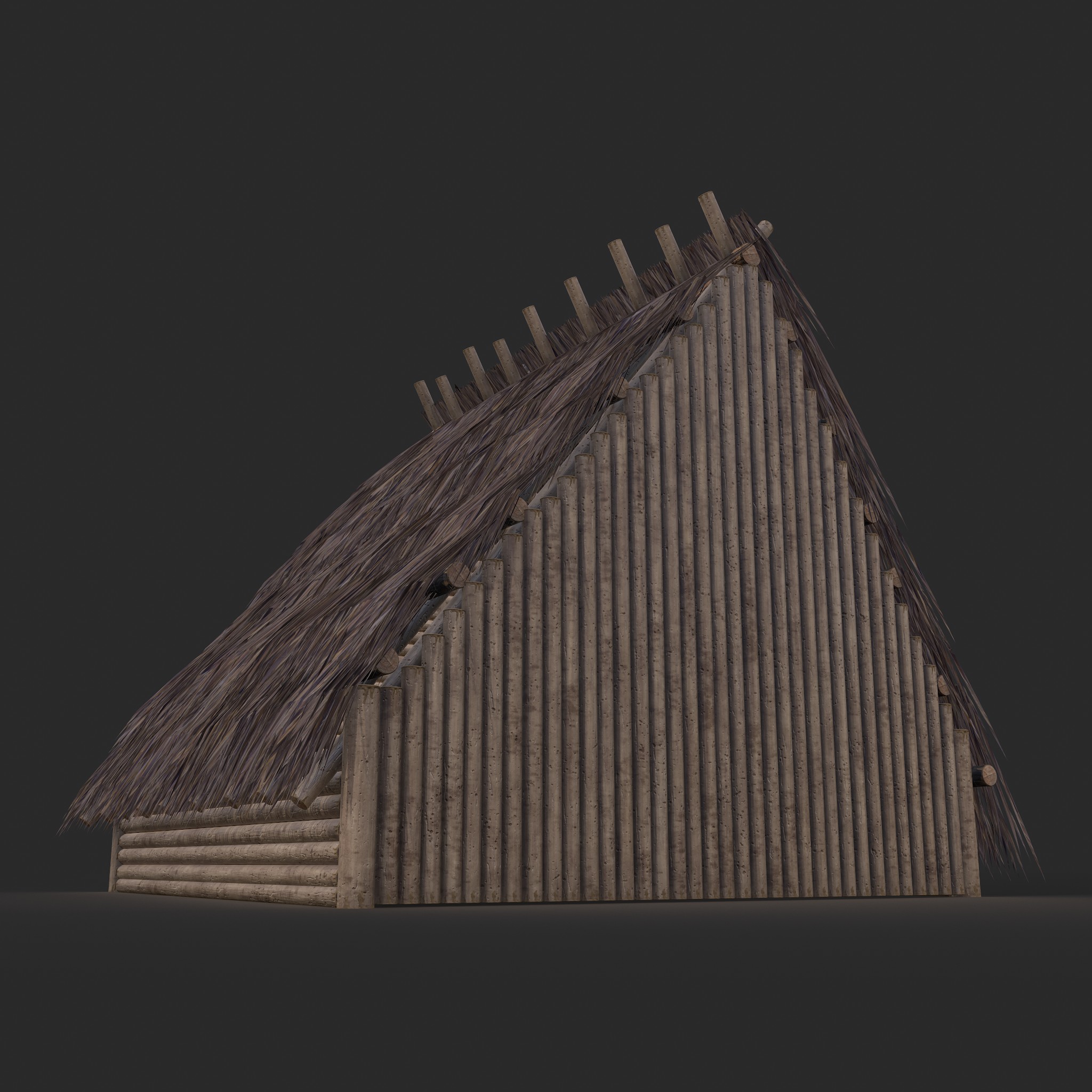 Viking Hut A - 3D Model by Get Dead Entertainment