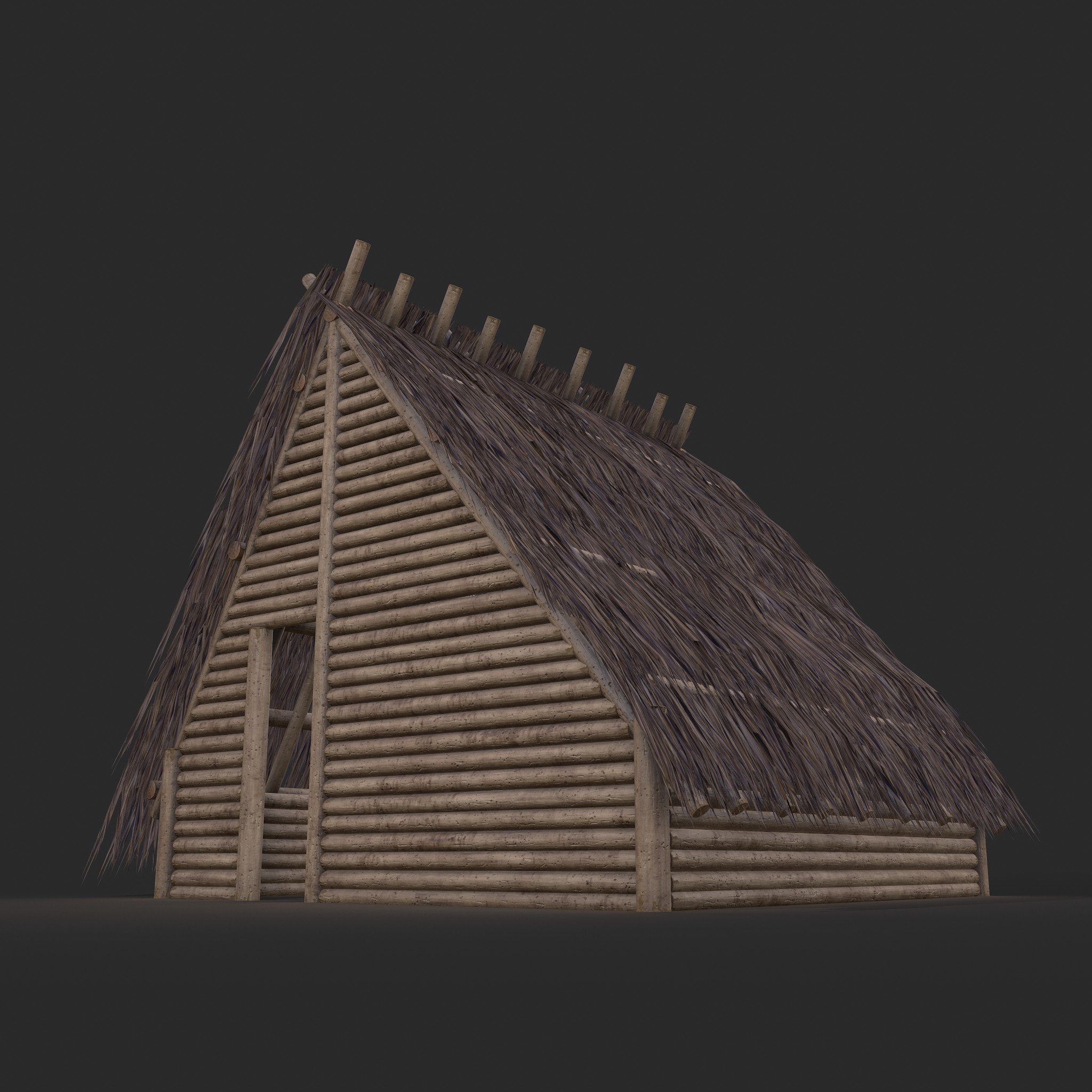 Viking Hut A - 3D Model by Get Dead Entertainment