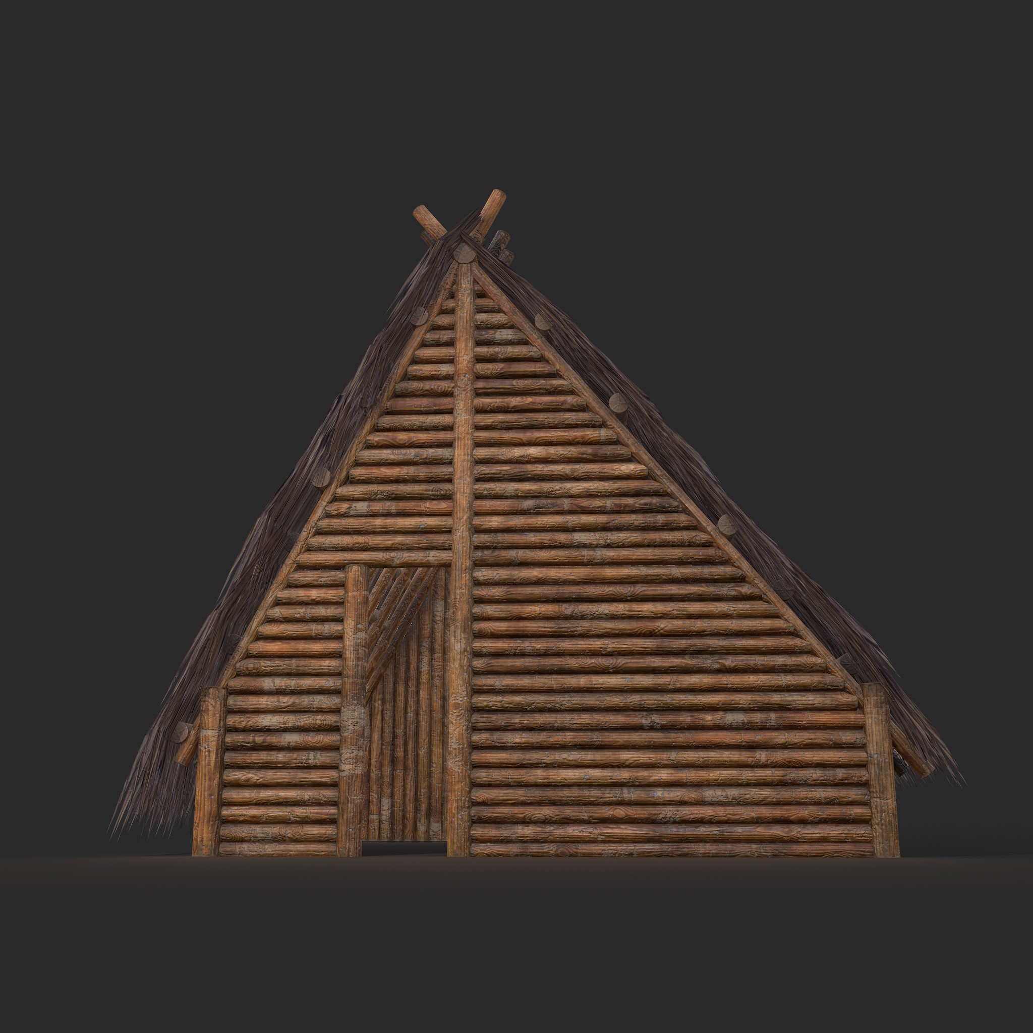 Viking Hut A - 3D Model by Get Dead Entertainment