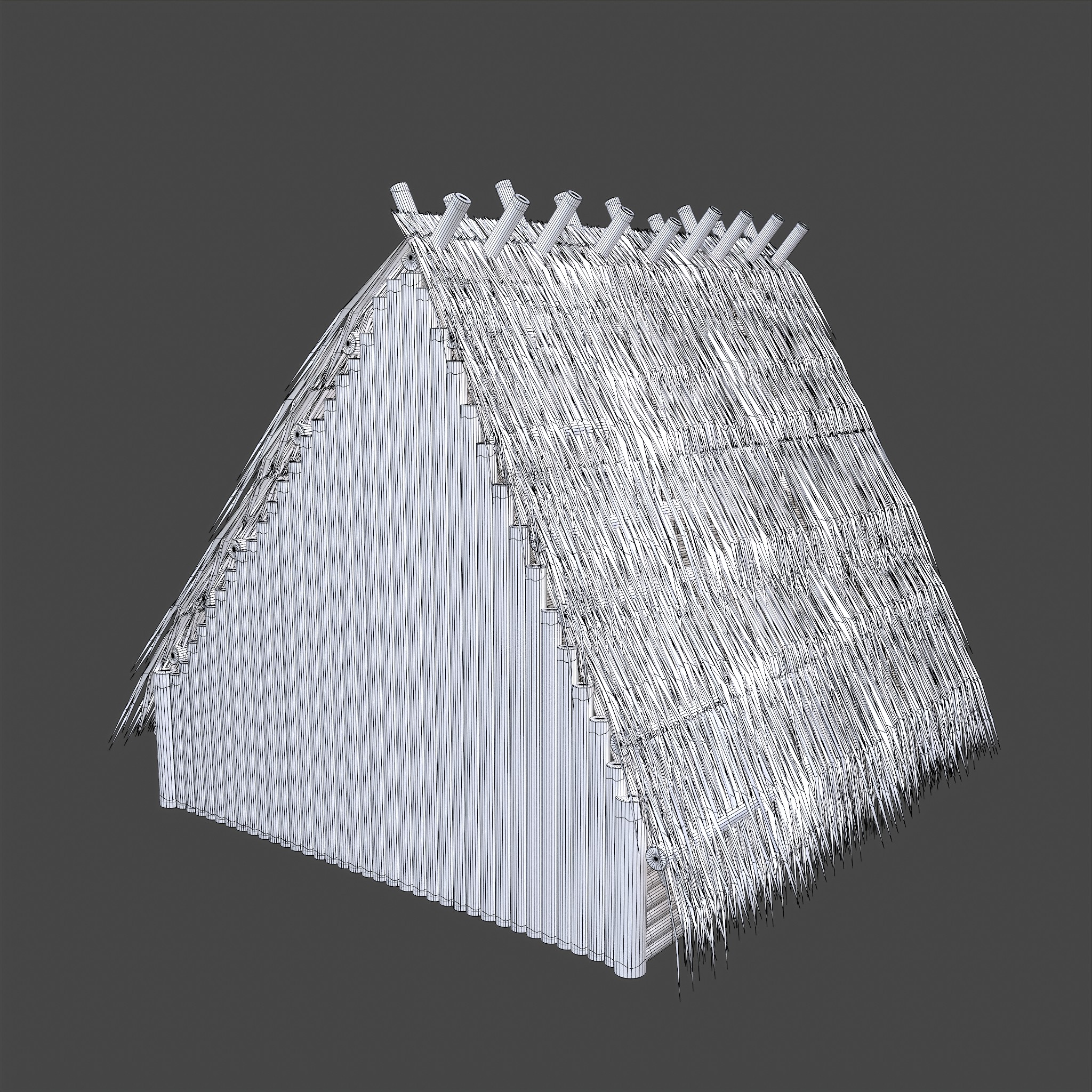 Viking Hut A - 3D Model by Get Dead Entertainment