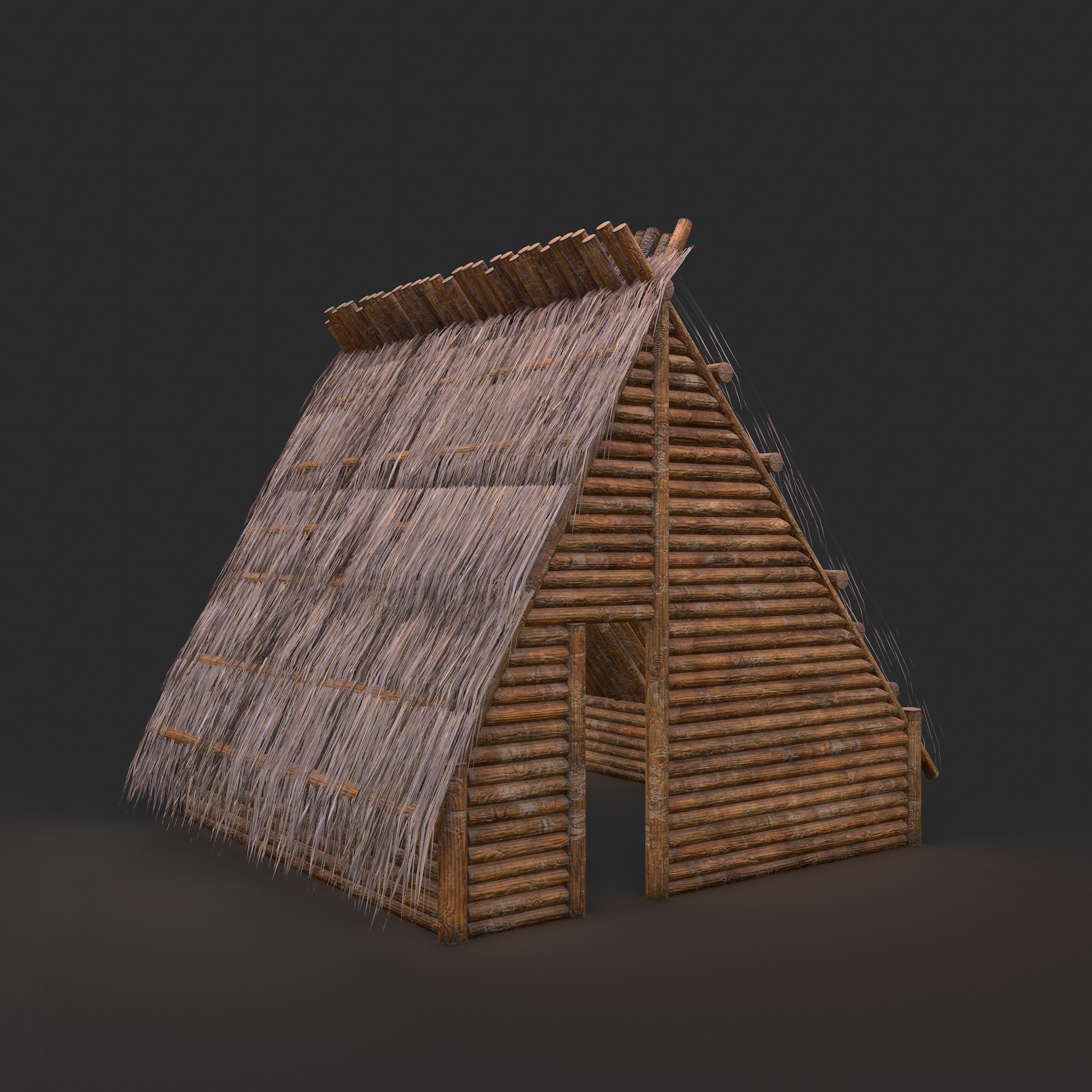 Viking Hut B - 3D Model by Get Dead Entertainment