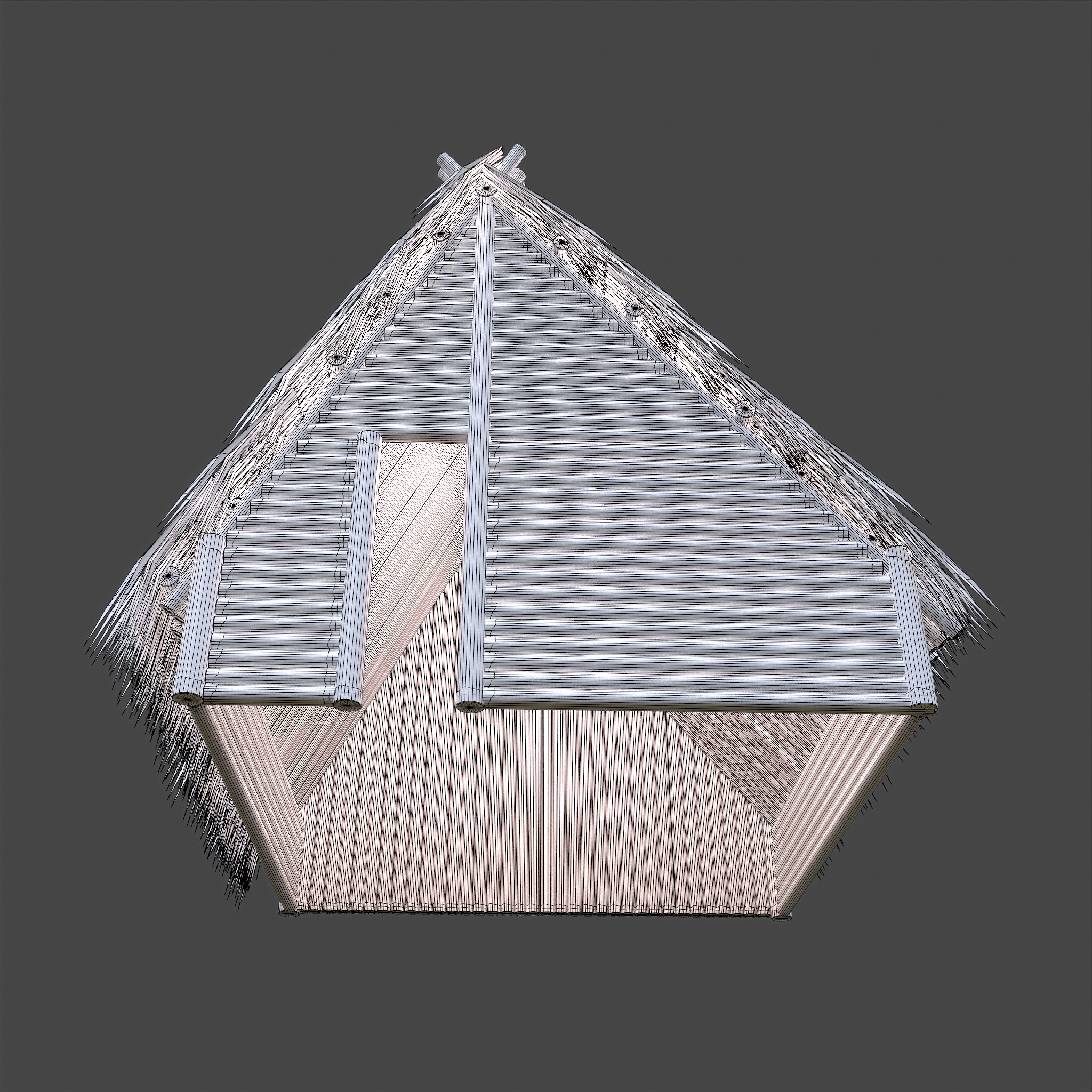 Viking Hut B - 3D Model by Get Dead Entertainment