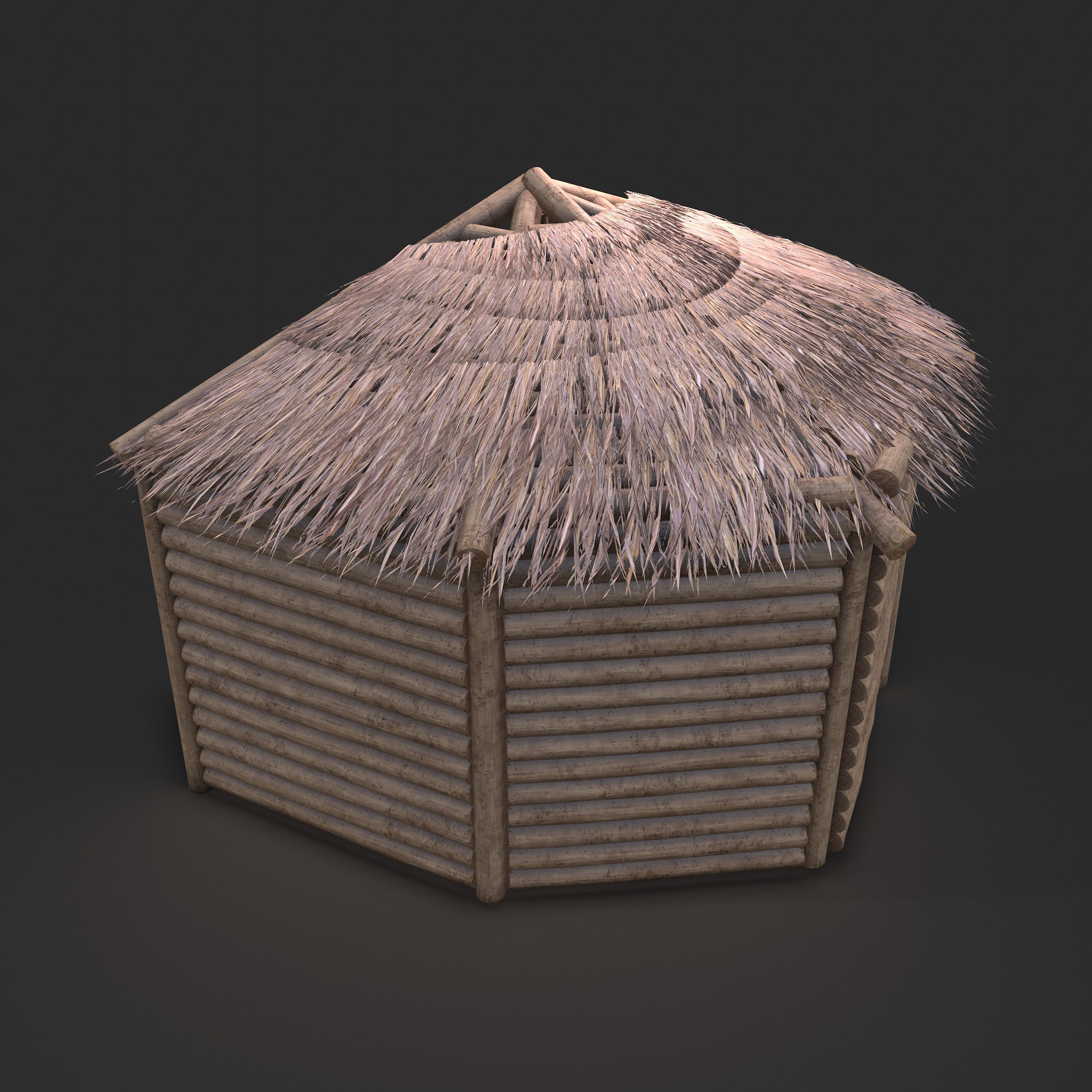 Viking Hut D - 3D Model by Get Dead Entertainment