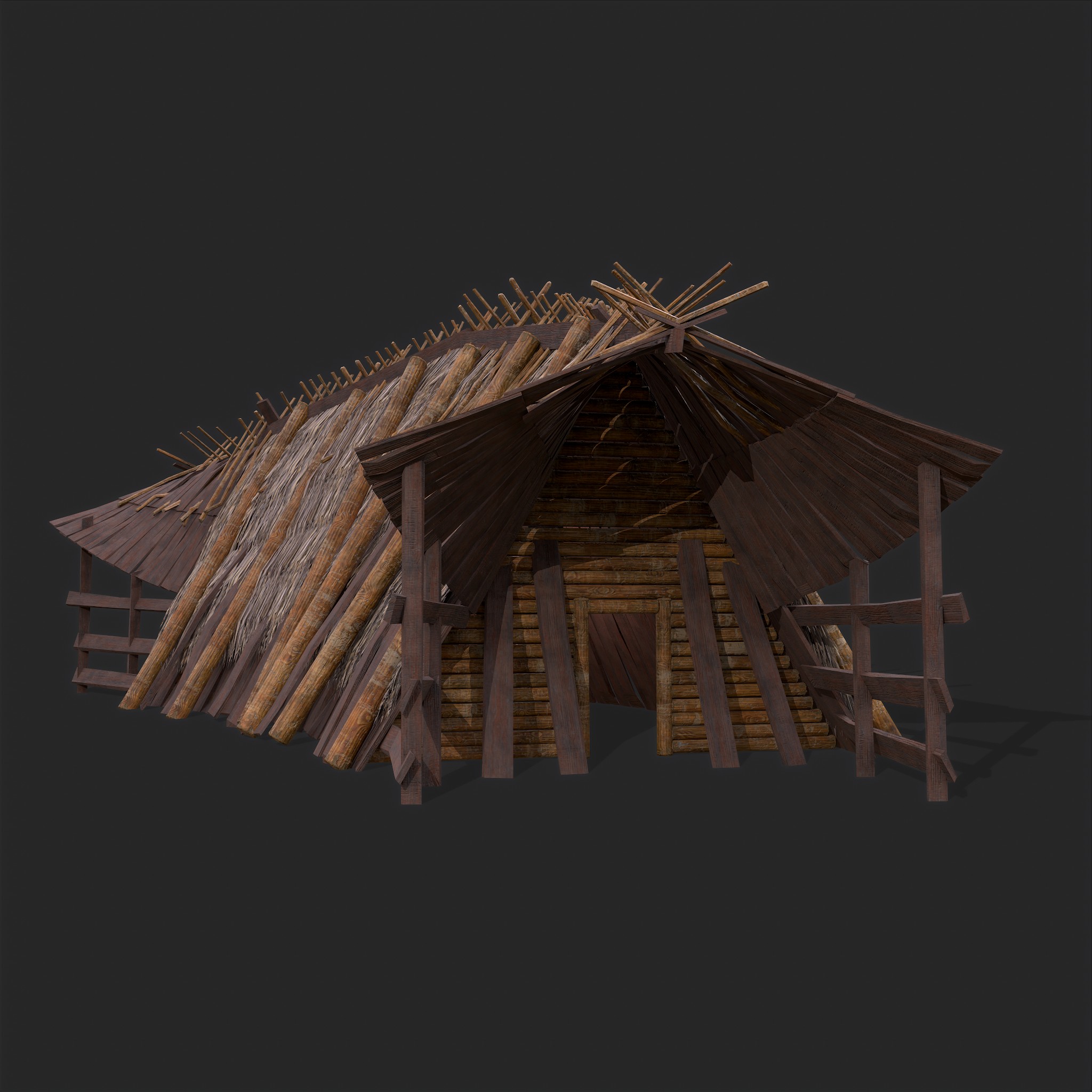Viking Hut H - 3D Model by Get Dead Entertainment
