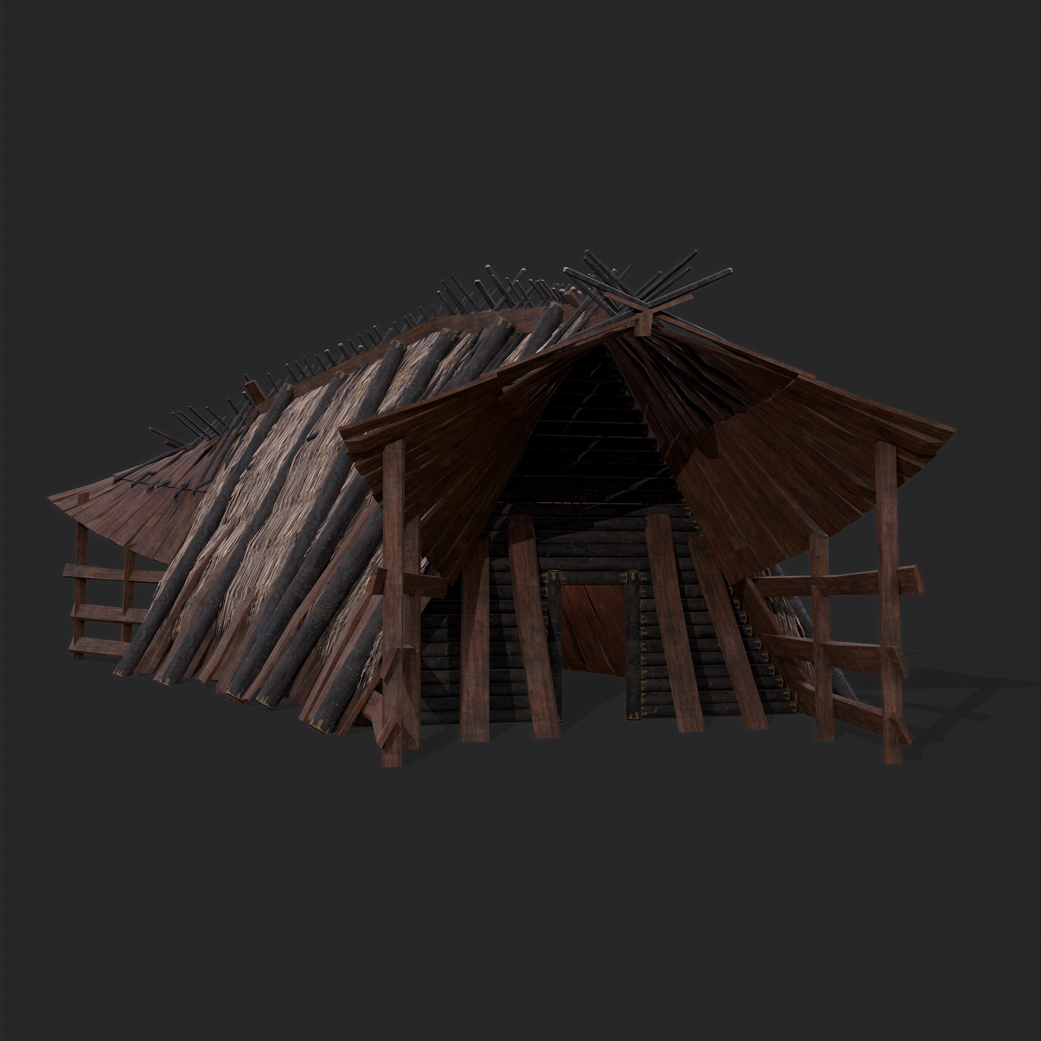 Viking Hut H - 3D Model by Get Dead Entertainment
